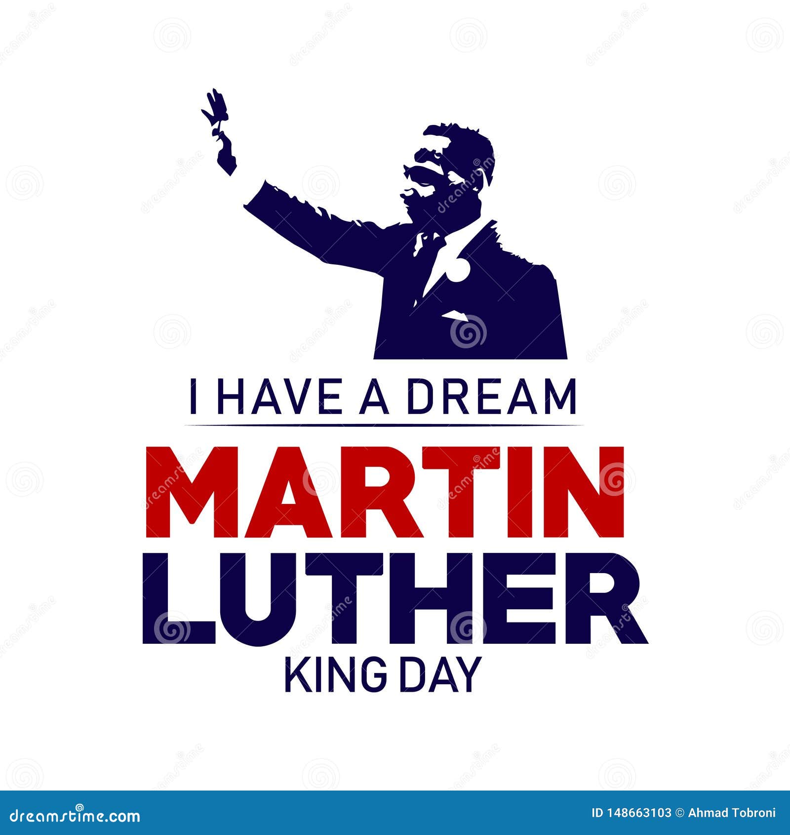 Martin Luther King Day Vector Template Design Illustration Editorial ...