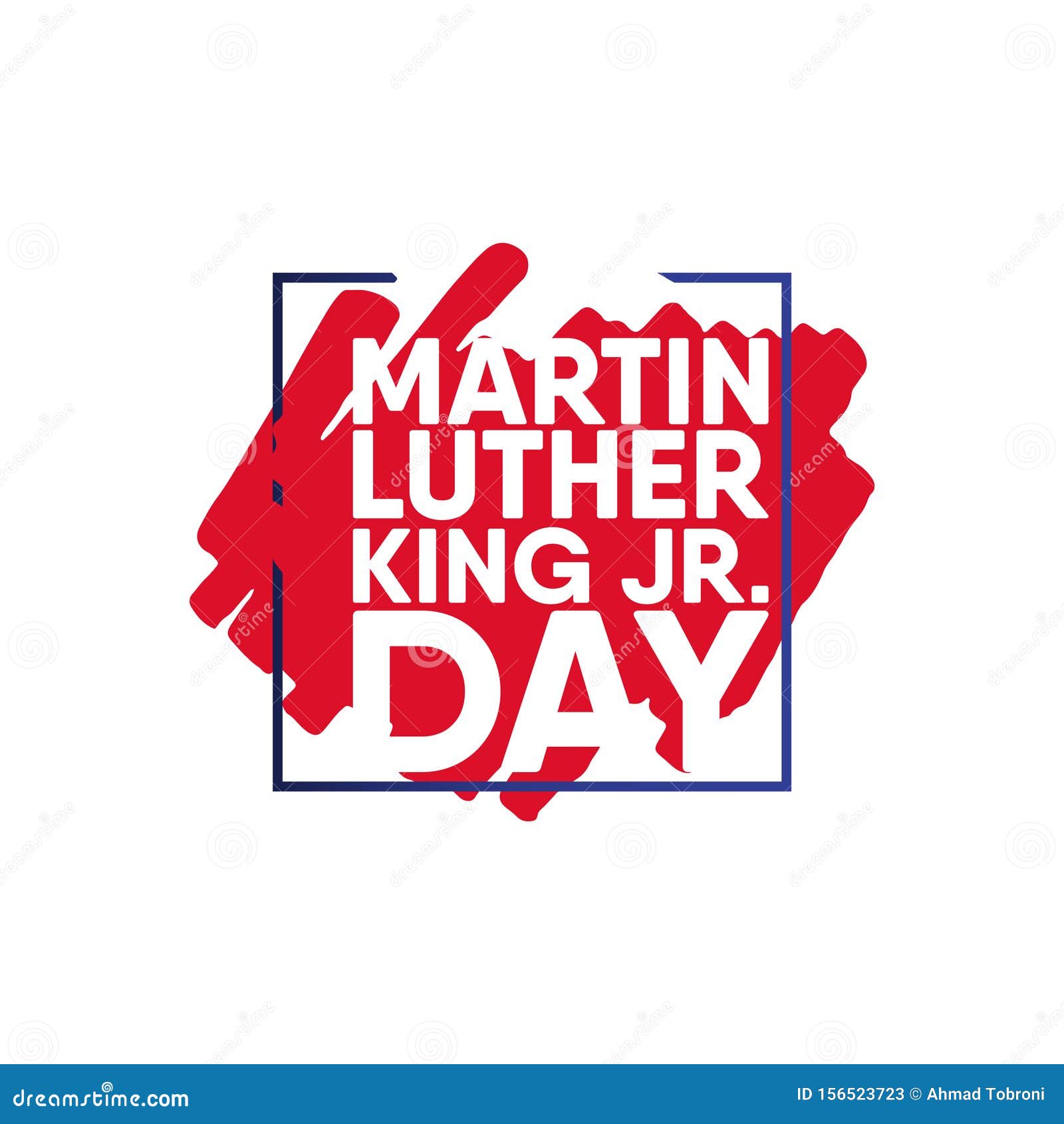 Martin Luther King JR. Day Vector Template Design Illustration Stock ...