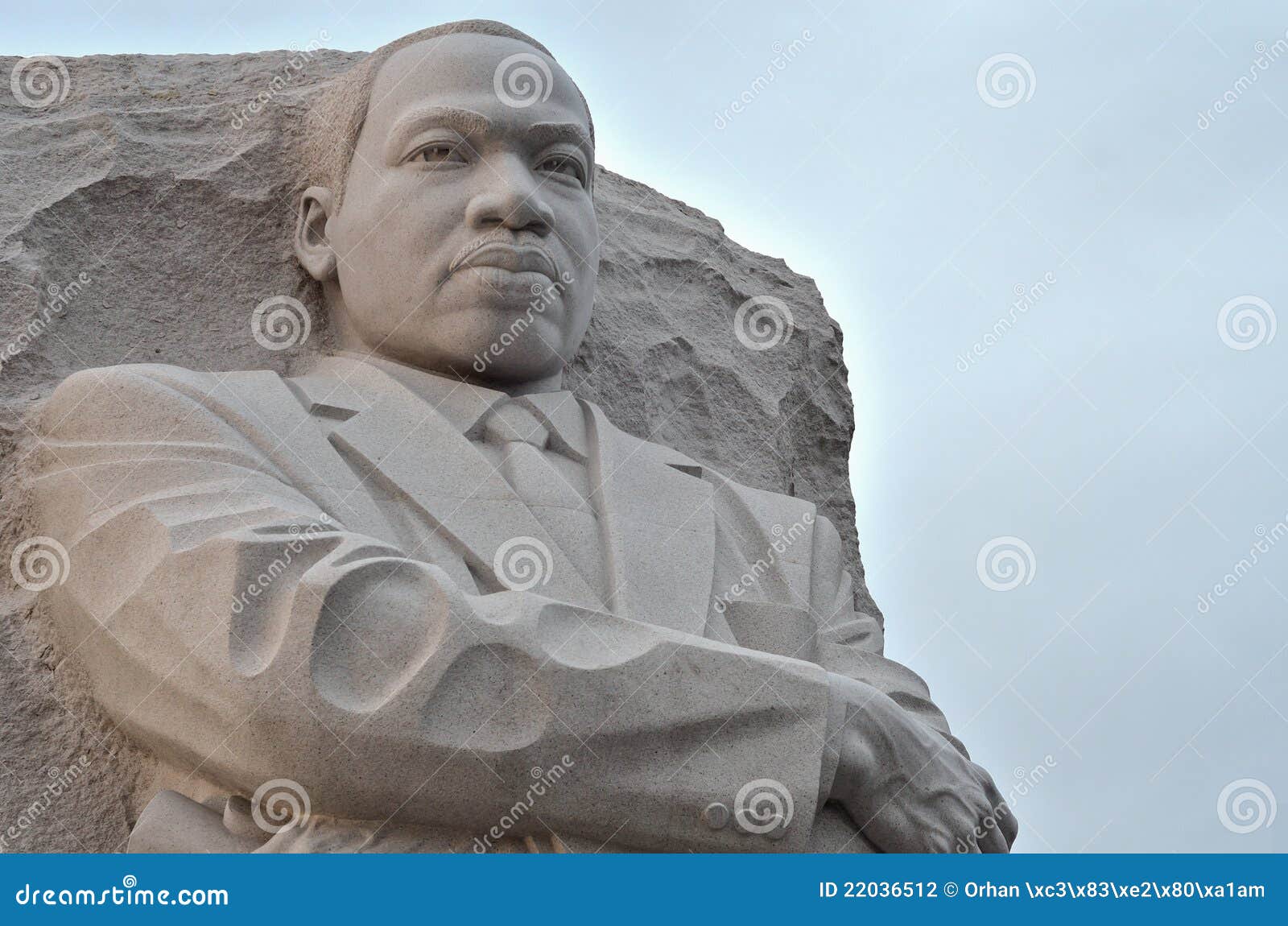 Martin Luther King Jr. Memorial In Compton Civic Plaza, California ...