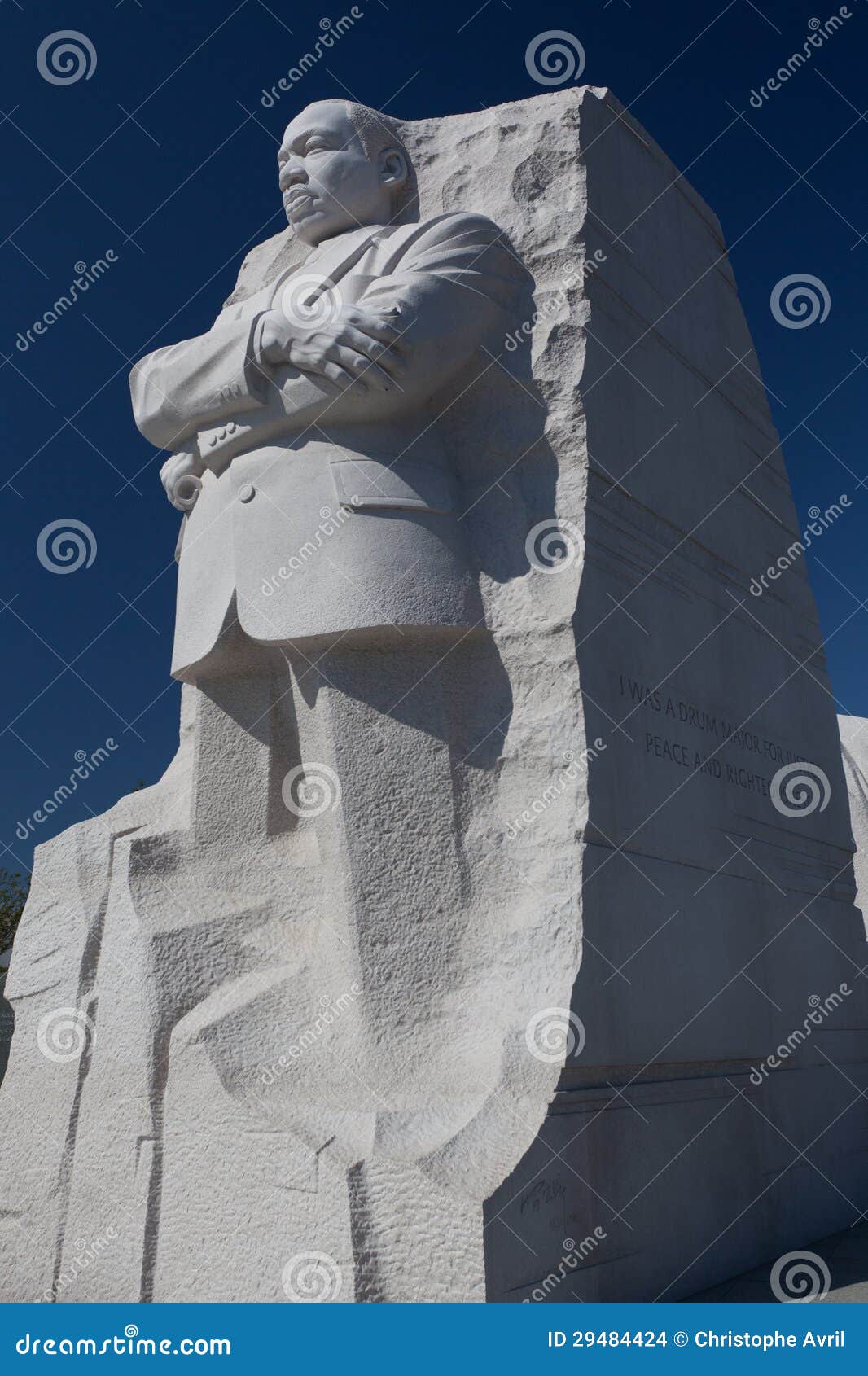 Martin Luther King Statue editorial stock image. Image of downtown ...