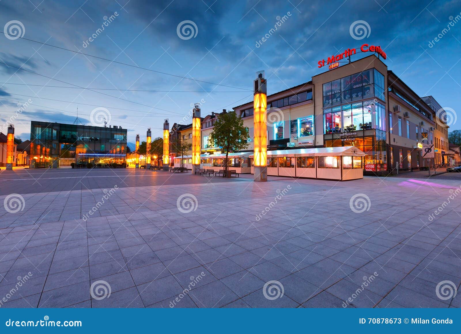 Martin, Slovakia. editorial stock photo. Image of square - 70878673