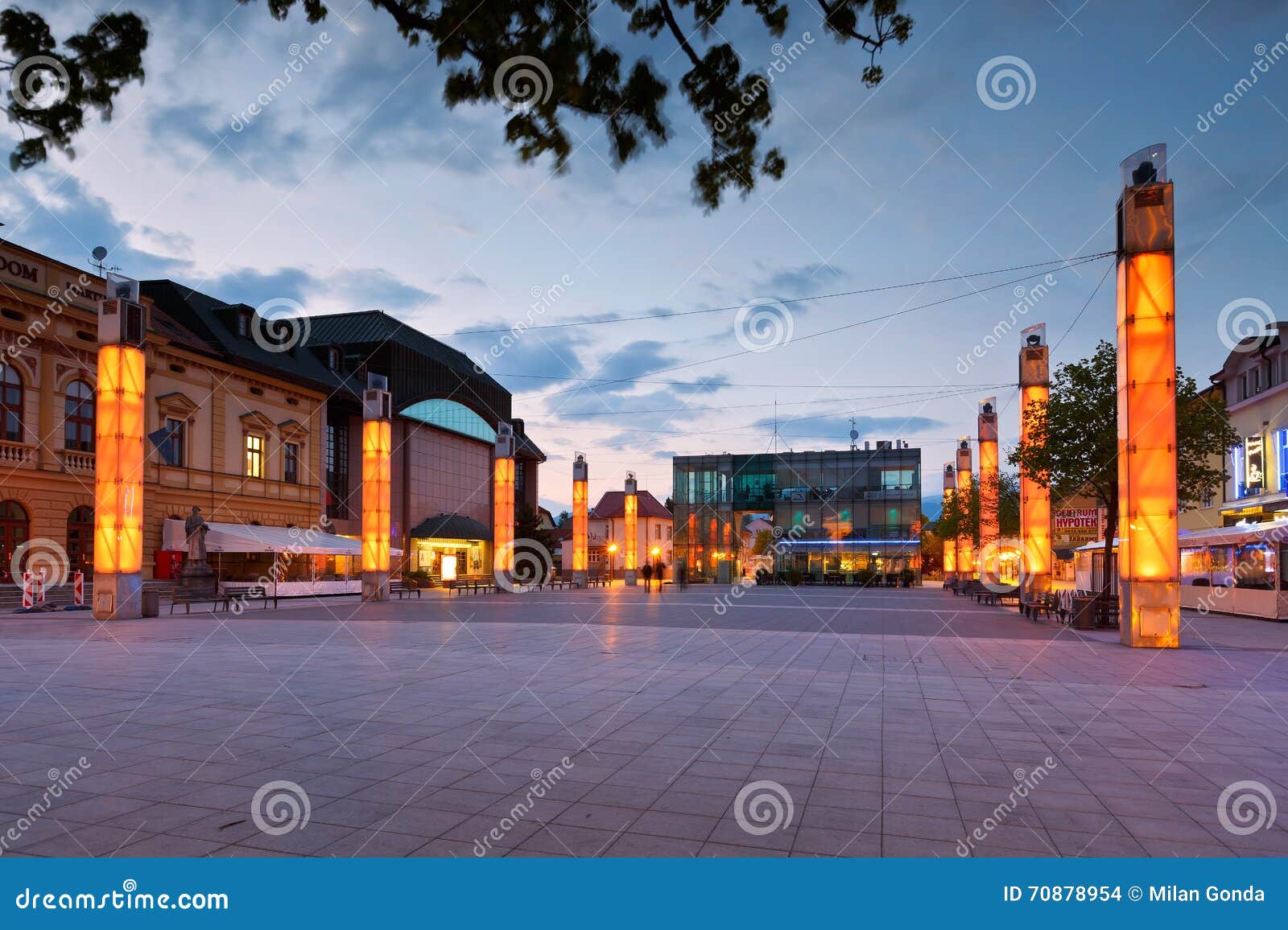 Martin, Slovakia. editorial stock image. Image of cloudy - 70878954