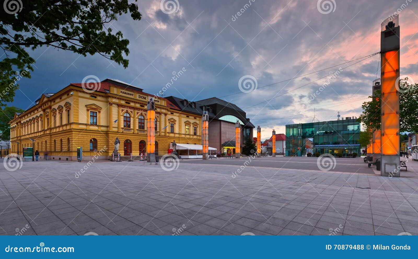 Martin, Slovakia. editorial stock photo. Image of theatre - 70879488
