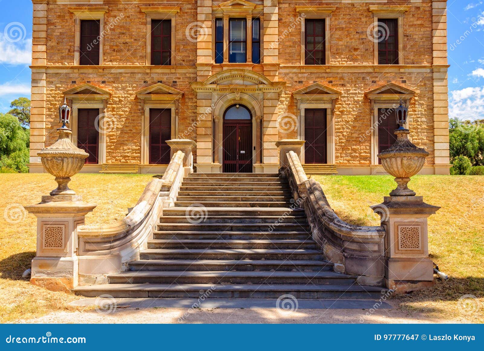 Martindale Hall - Mintaro stock image. Image of stone - 97777647
