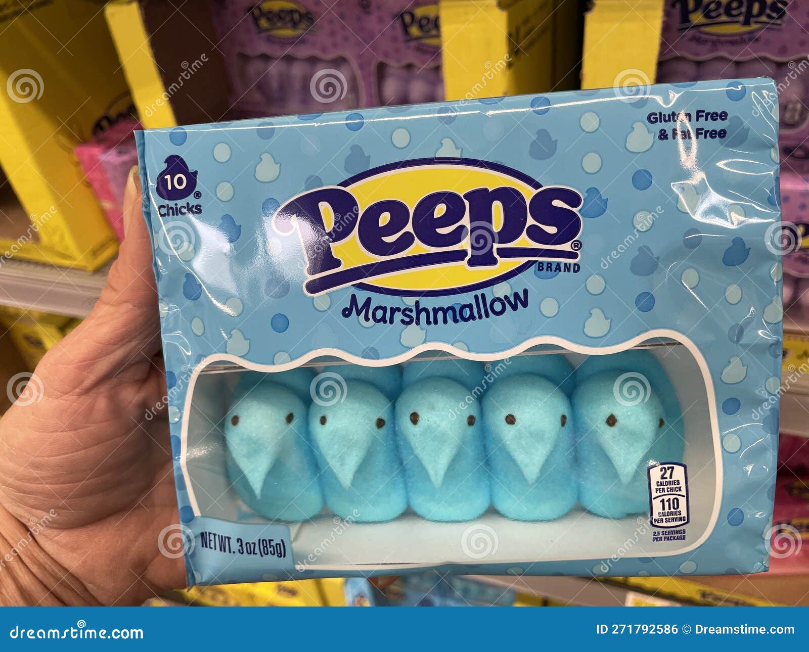 Walmart Interior Easter Peeps Candy Blue Marshmallows Editorial Photo ...