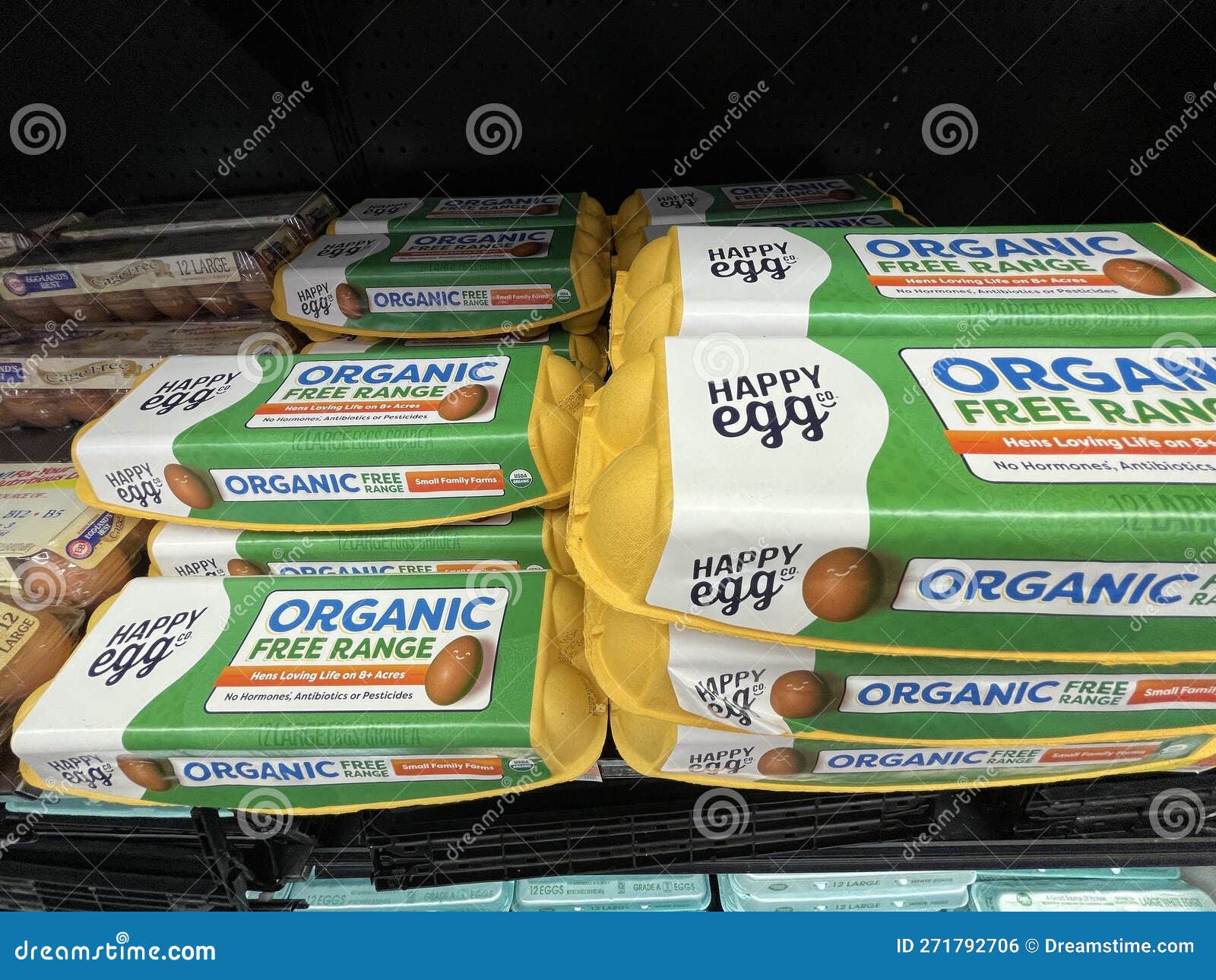 Walmart Interior Egg Section Organic Editorial Photo - Image of retail ...