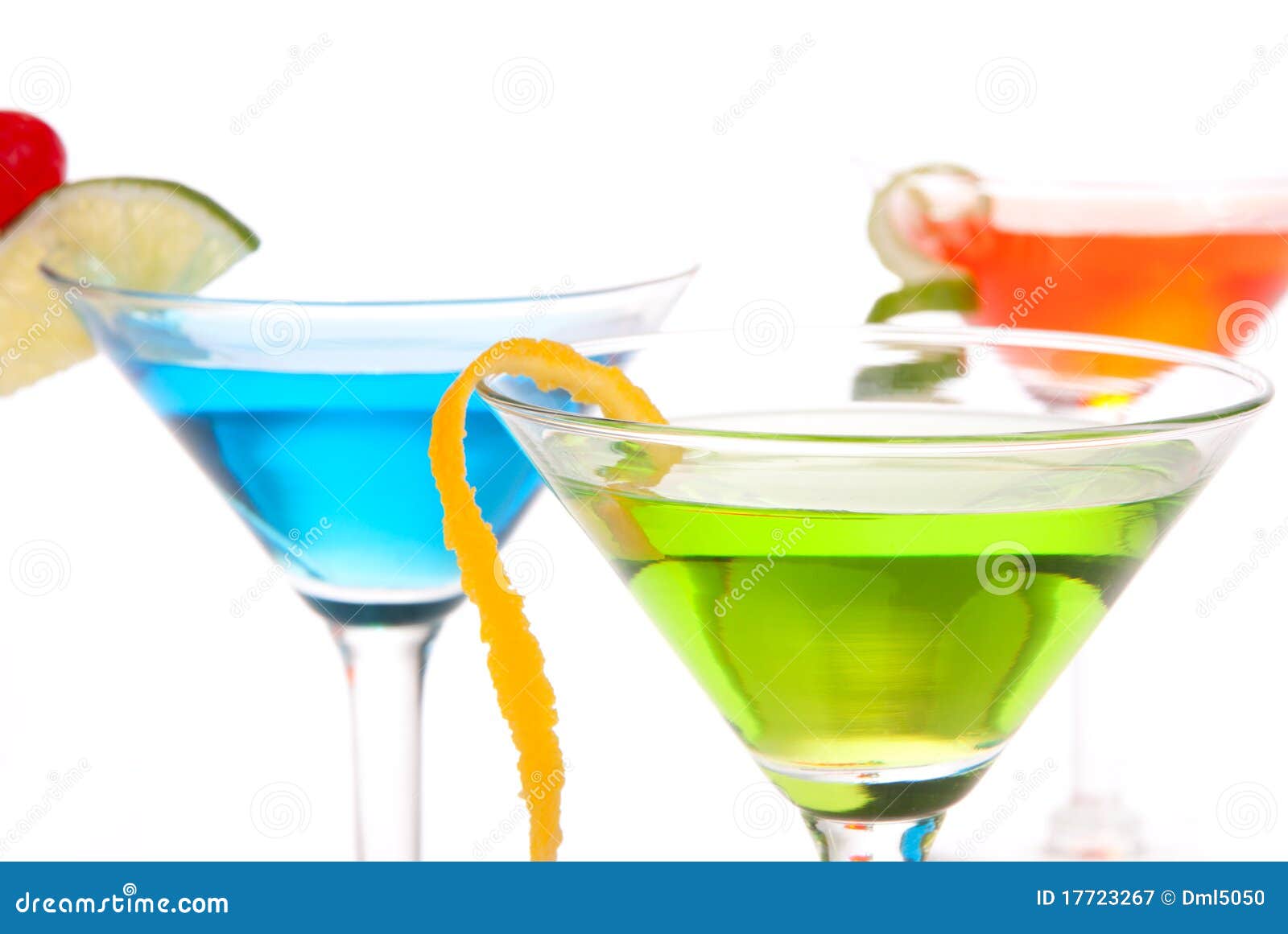 Martini Cocktails with Tropical Flavours Stock Image - Image of closeup ...