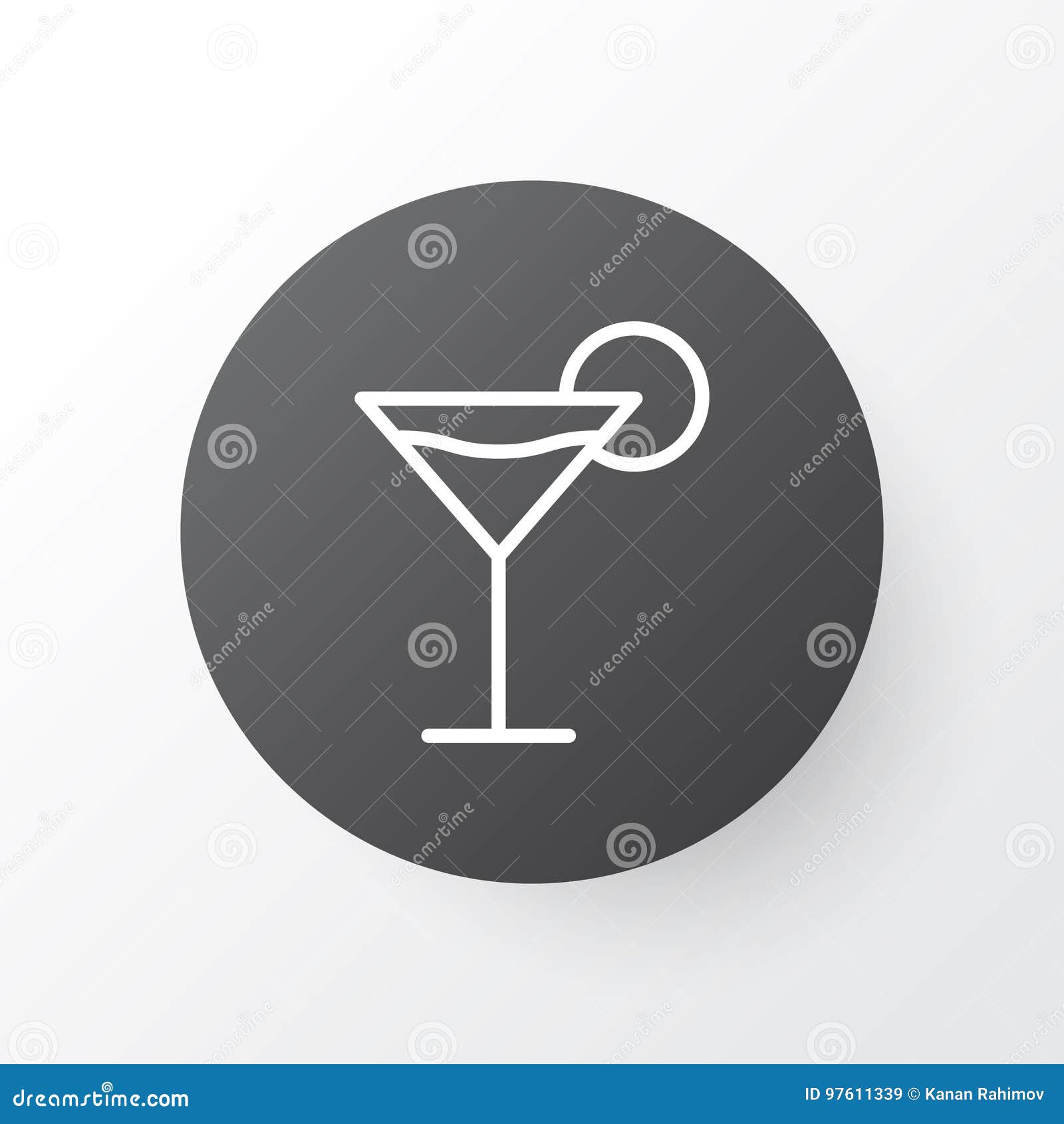 Martini Icon Symbol. Premium Quality Cocktail Element in Trendy Style ...