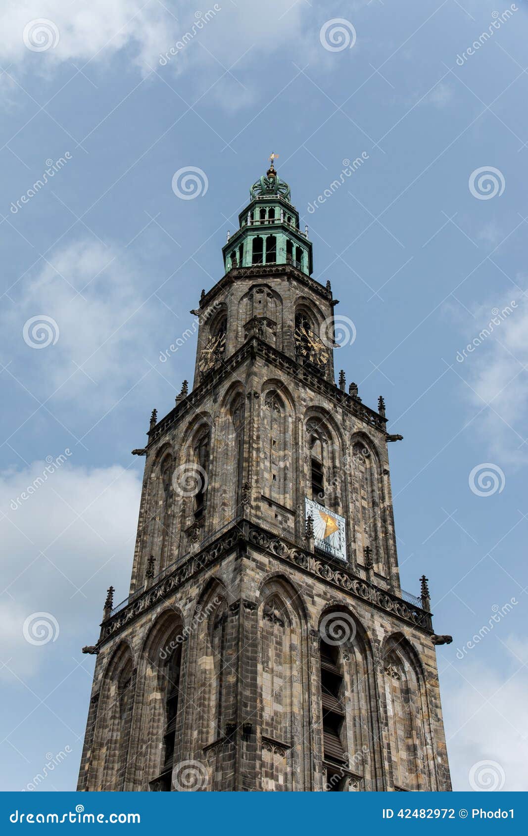 Martini Tower in the City Groningen Stock Photo - Image of outdoor ...