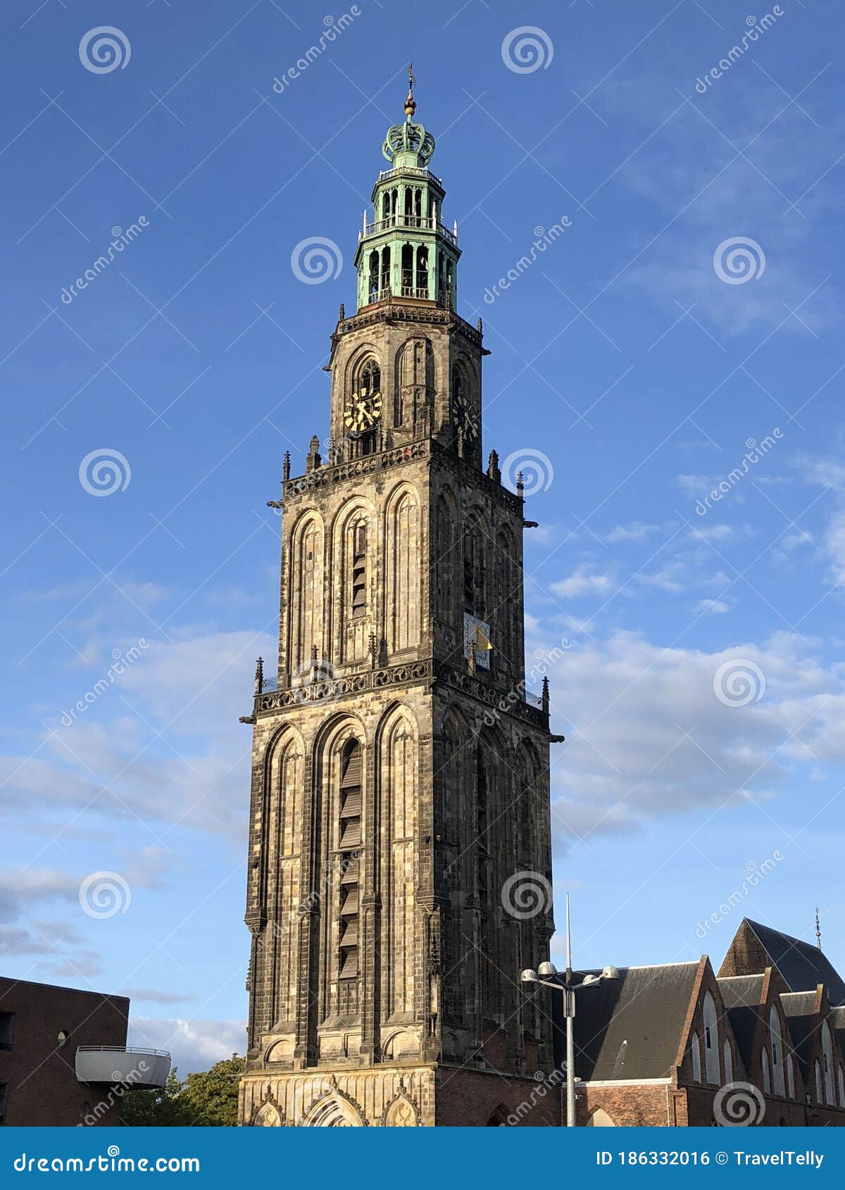 Martinitoren in Groningen editorial photo. Image of tower - 186332016