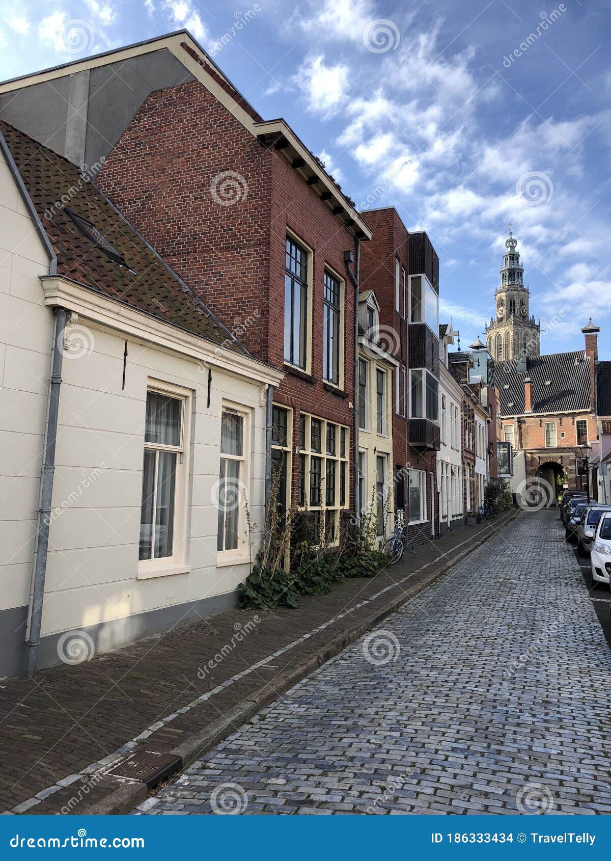 Martinitoren in Groningen editorial stock image. Image of housing ...
