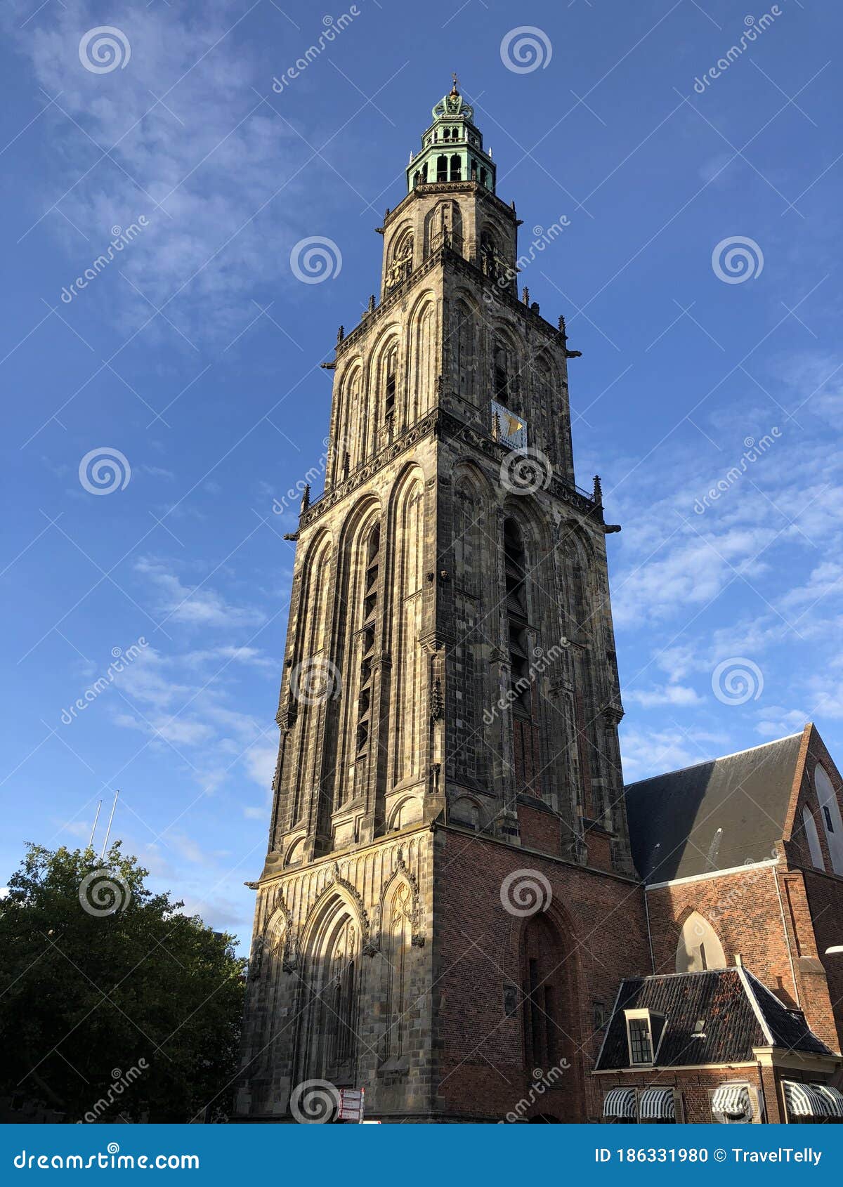 Martinitoren in Groningen editorial image. Image of martinitower ...