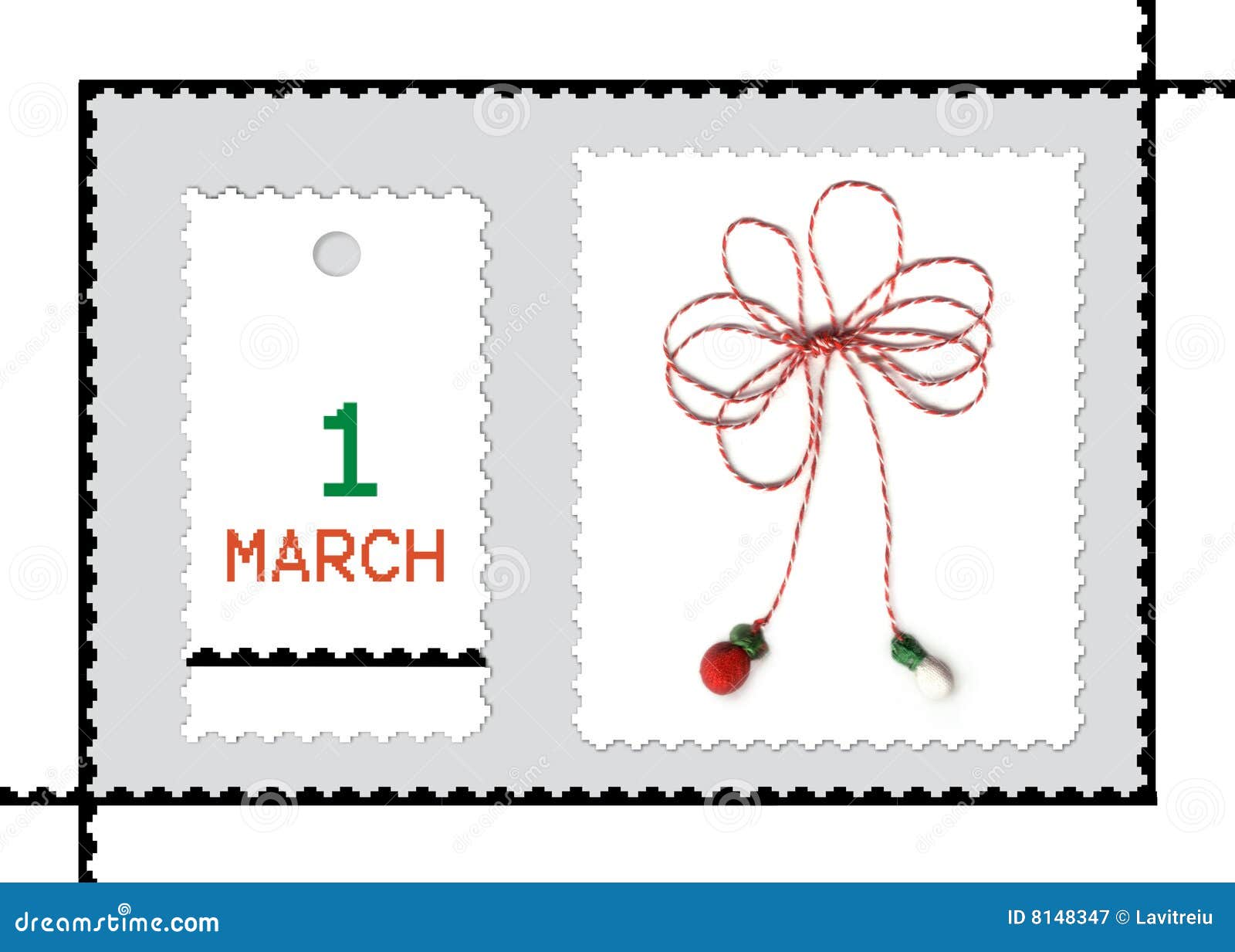 Martisor- Romanian Spring Holiday Stock Illustration - Illustration of ...