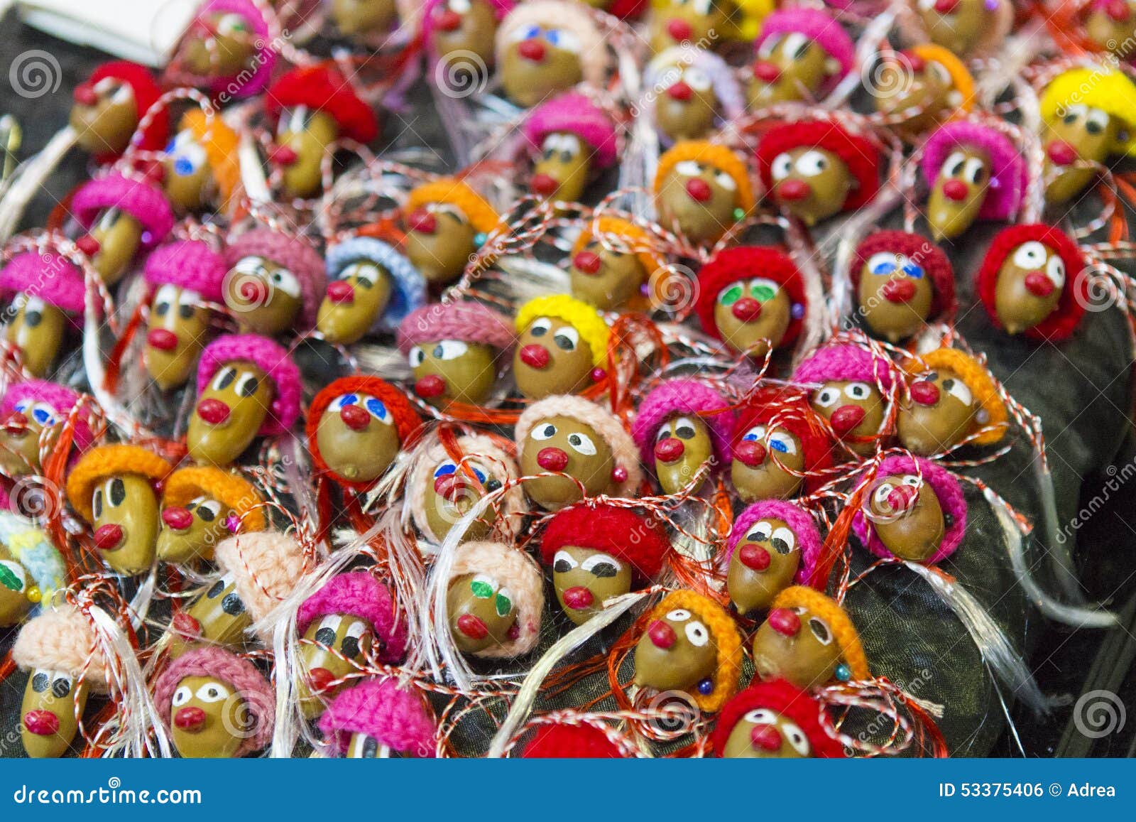 Handmade Acorn Traditional Romanian Martisor Stock Photo - Image of ...