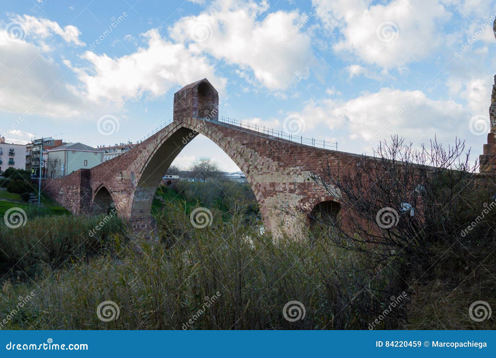 Martorell devil`s bridge stock image. Image of diablo - 84220459