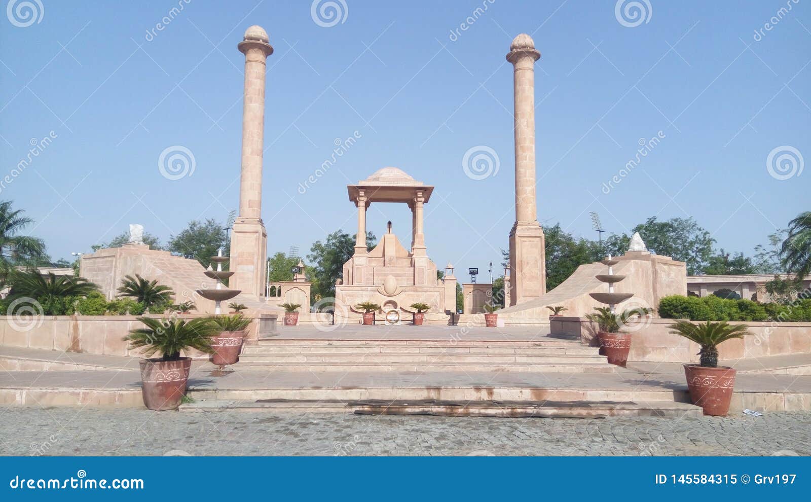 Martyr statue stock image. Image of jaipur, memorial - 145584315