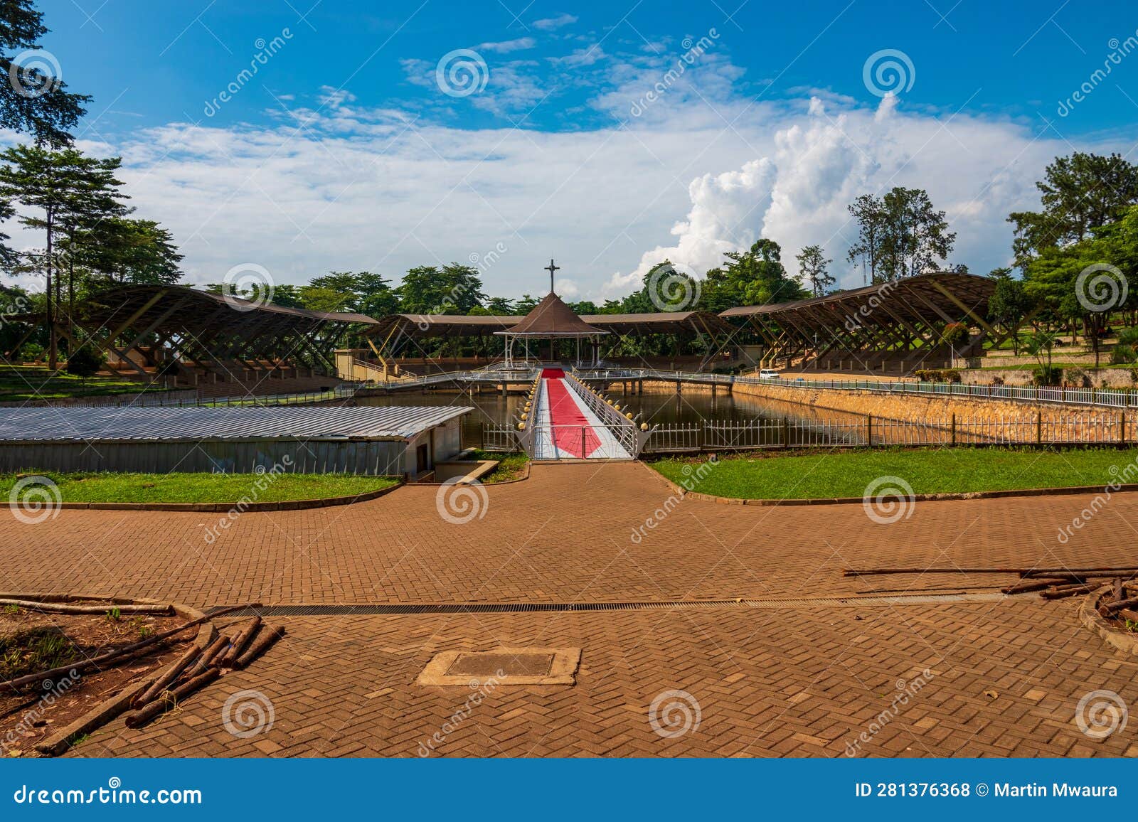 Martyrs Catholic Shrine Basilica, Namugongo, Kampala, Uganda Stock ...