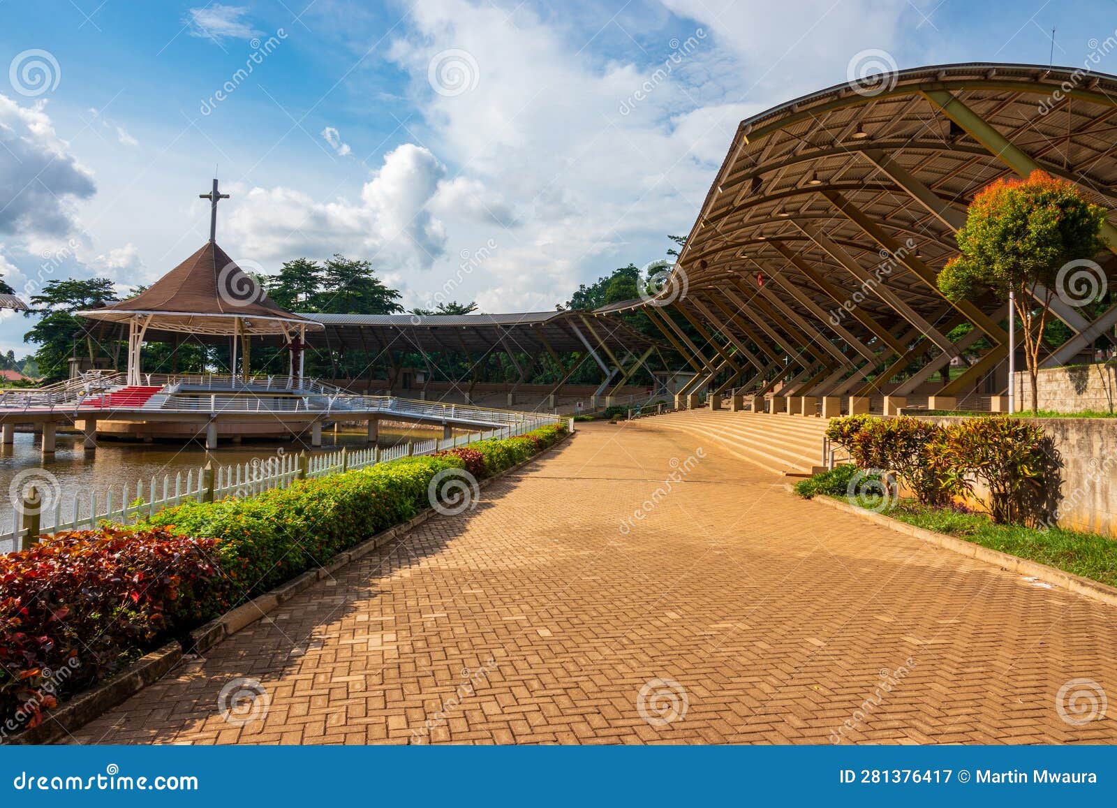 Martyrs Catholic Shrine Basilica, Namugongo, Kampala, Uganda Stock ...