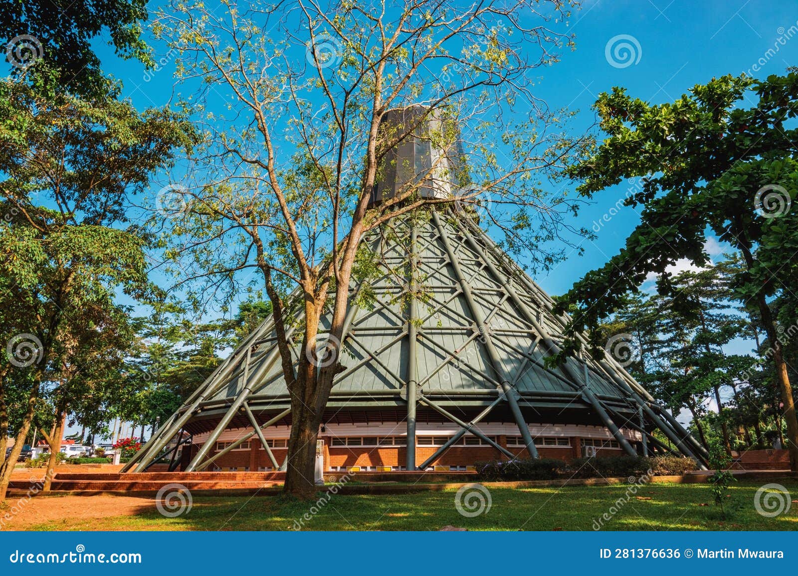 Martyrs Catholic Shrine Basilica, Namugongo, Kampala, Uganda Stock ...