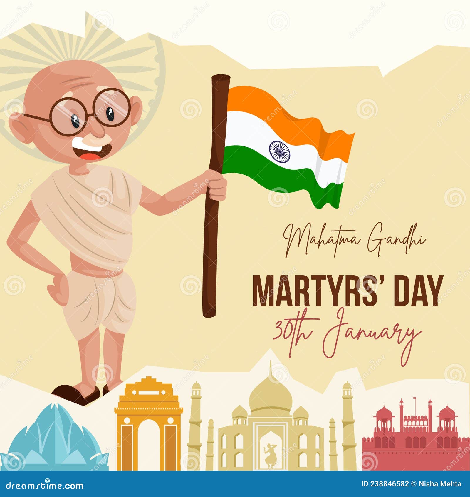 Banner Design of Martyrs` Day Stock Vector - Illustration of design ...