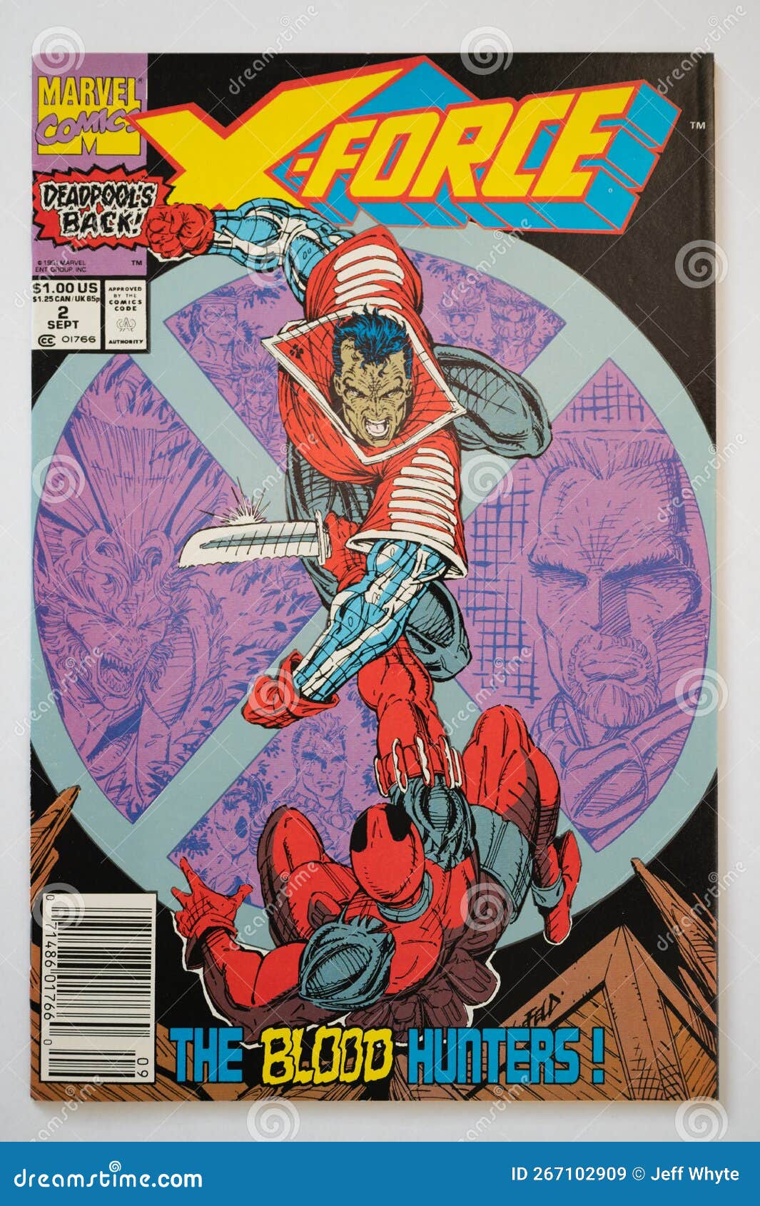 Marvel Comics X-Force Comic Editorial Stock Image - Image of january ...