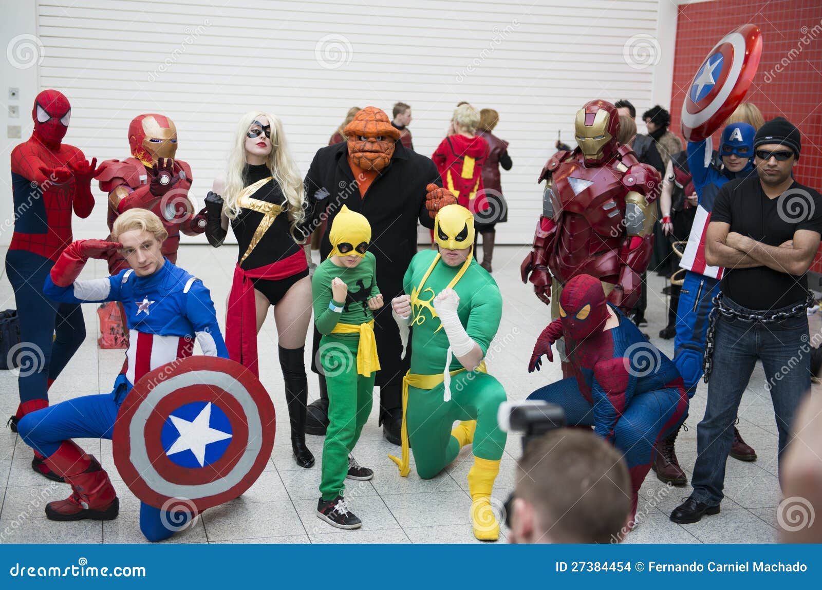 Marvel cosplayers editorial stock image. Image of editorial - 27384454