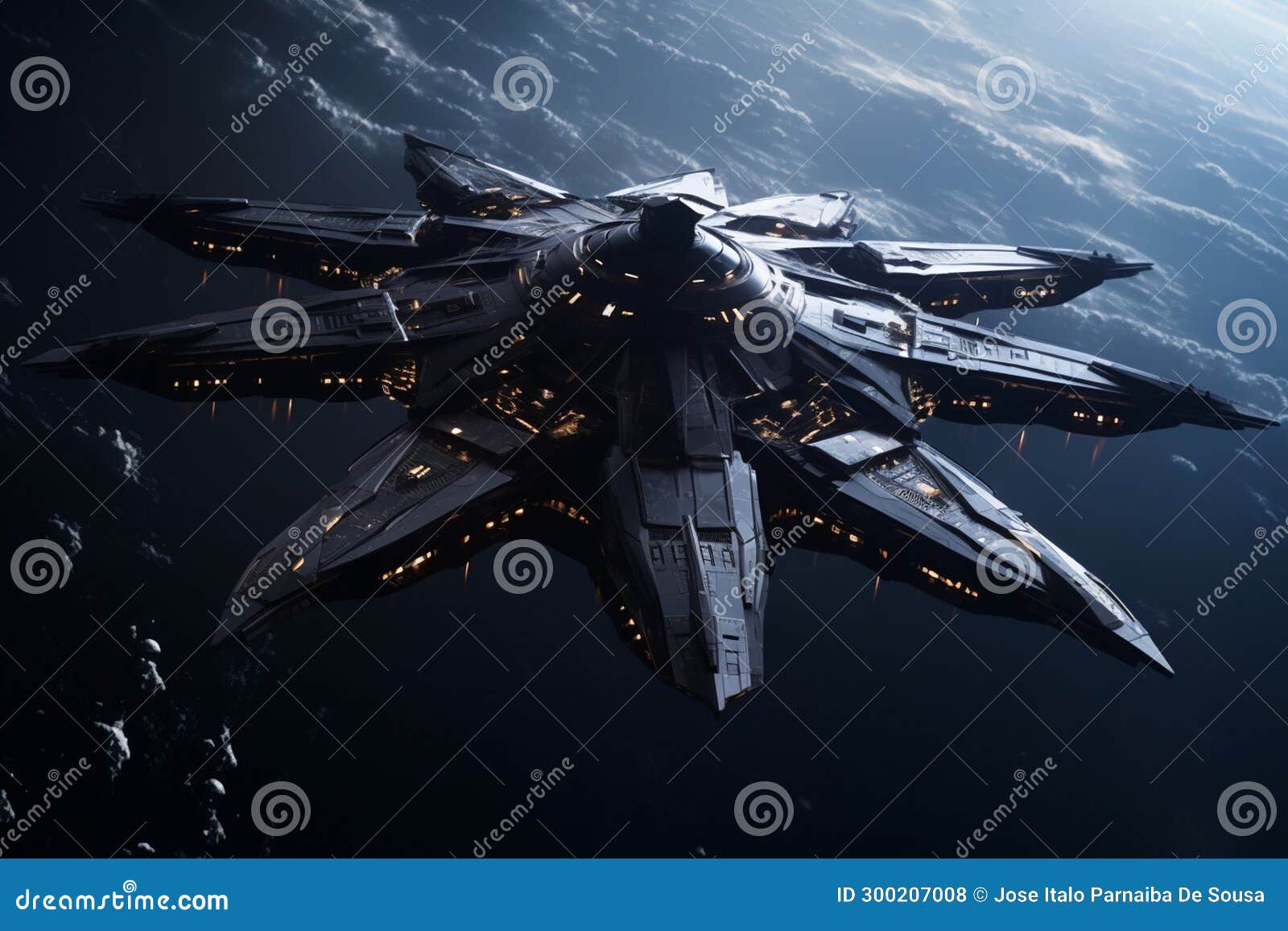 High-Key Lit Armada: Sailing Through Ocean Tides Stock Photo ...