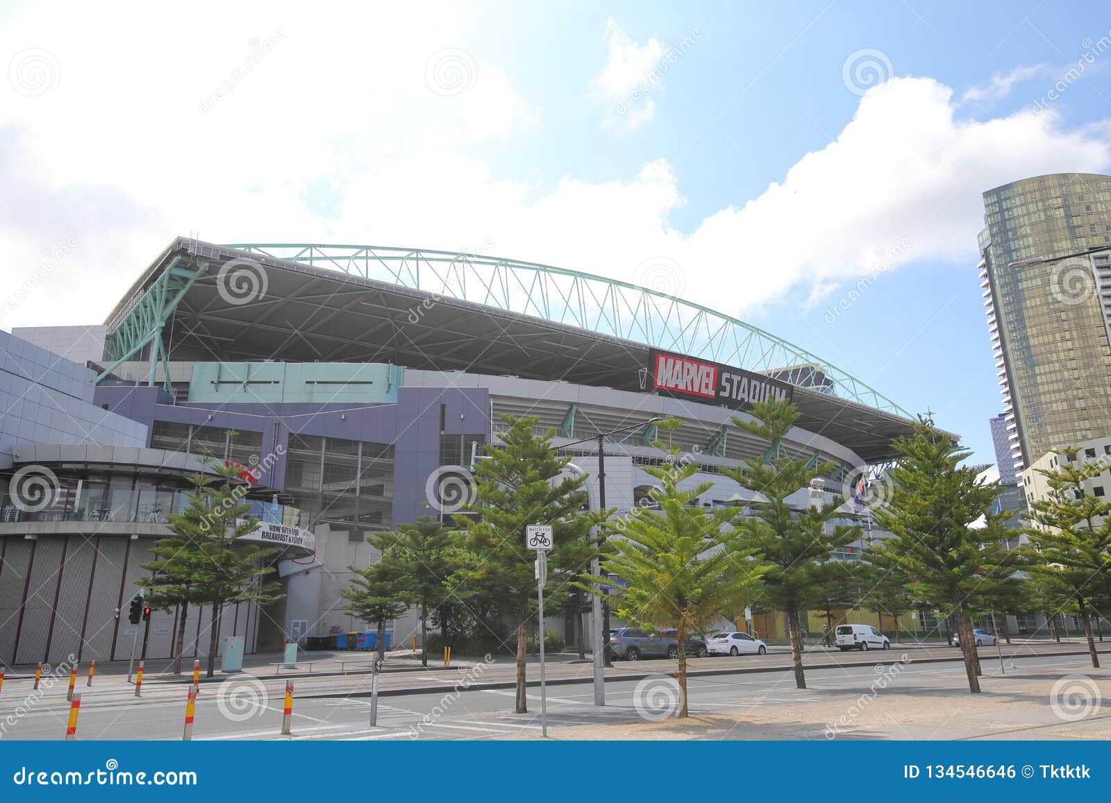 Marvel Stadium Melbourne Australia Editorial Photo | CartoonDealer.com ...