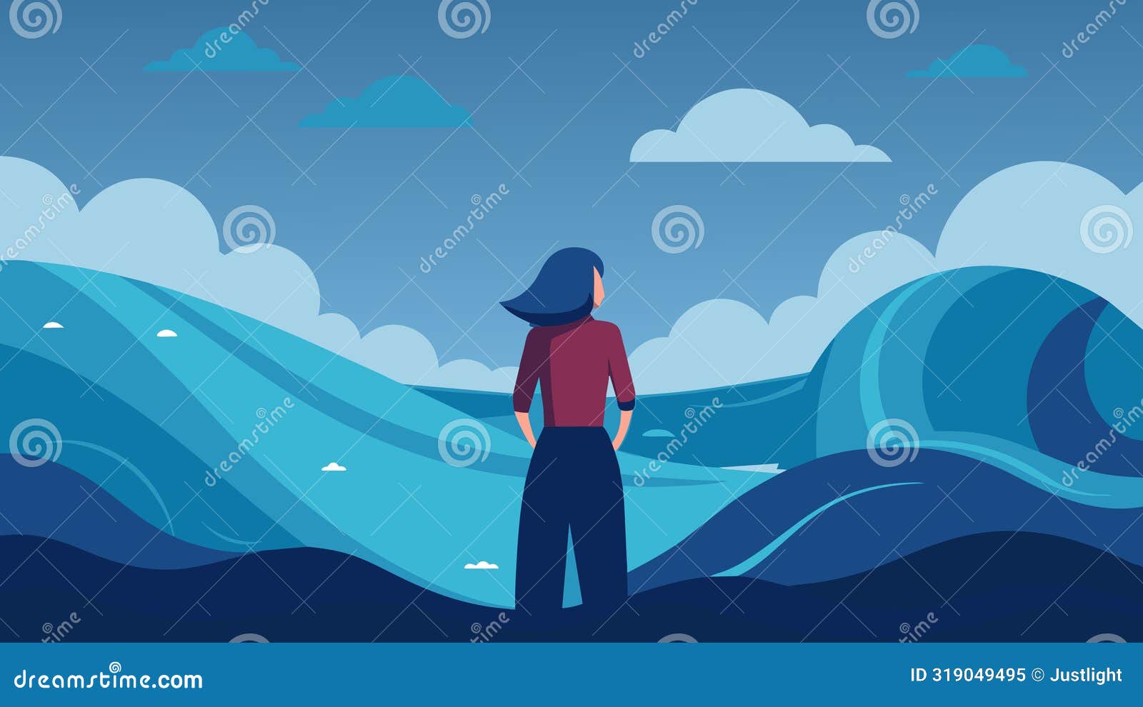 She Marveled At The Expanse Of The Big Data Ocean Knowing That She ...