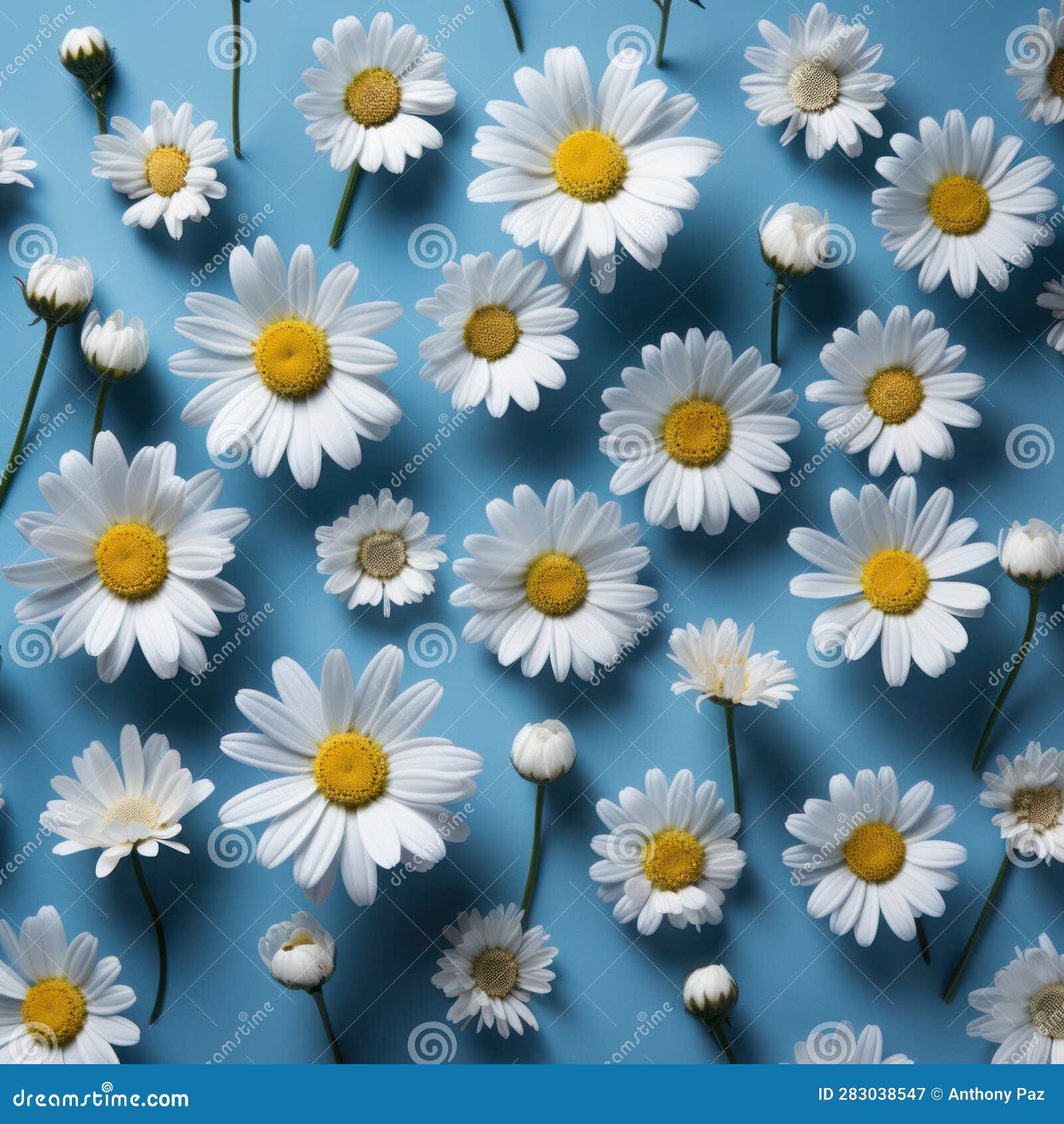 Marigolds Pattern On The White Background Cartoon Vector Pattern ...
