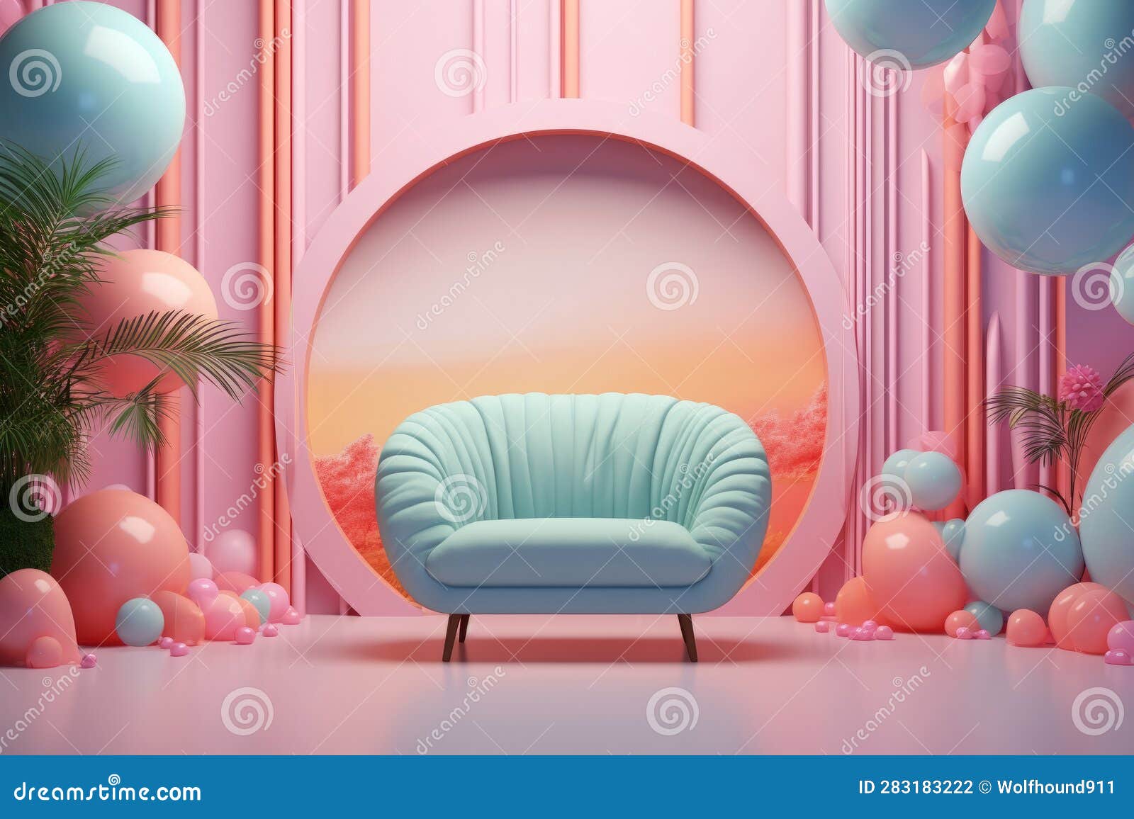 Marvelous Landing for Creative Designer Background. AI Generated Stock ...