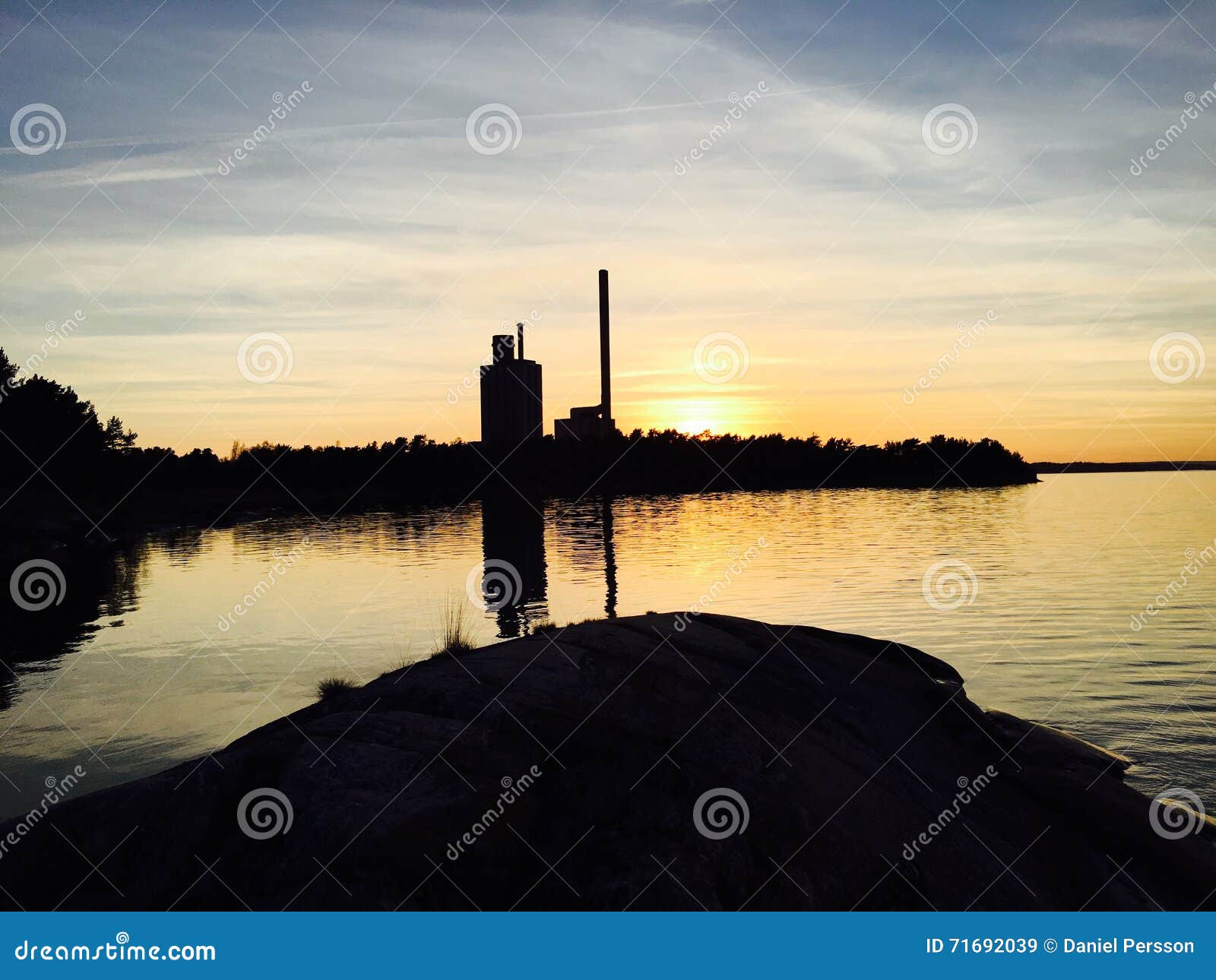 Marviken sunset stock image. Image of sunset, tland, stergapara - 71692039