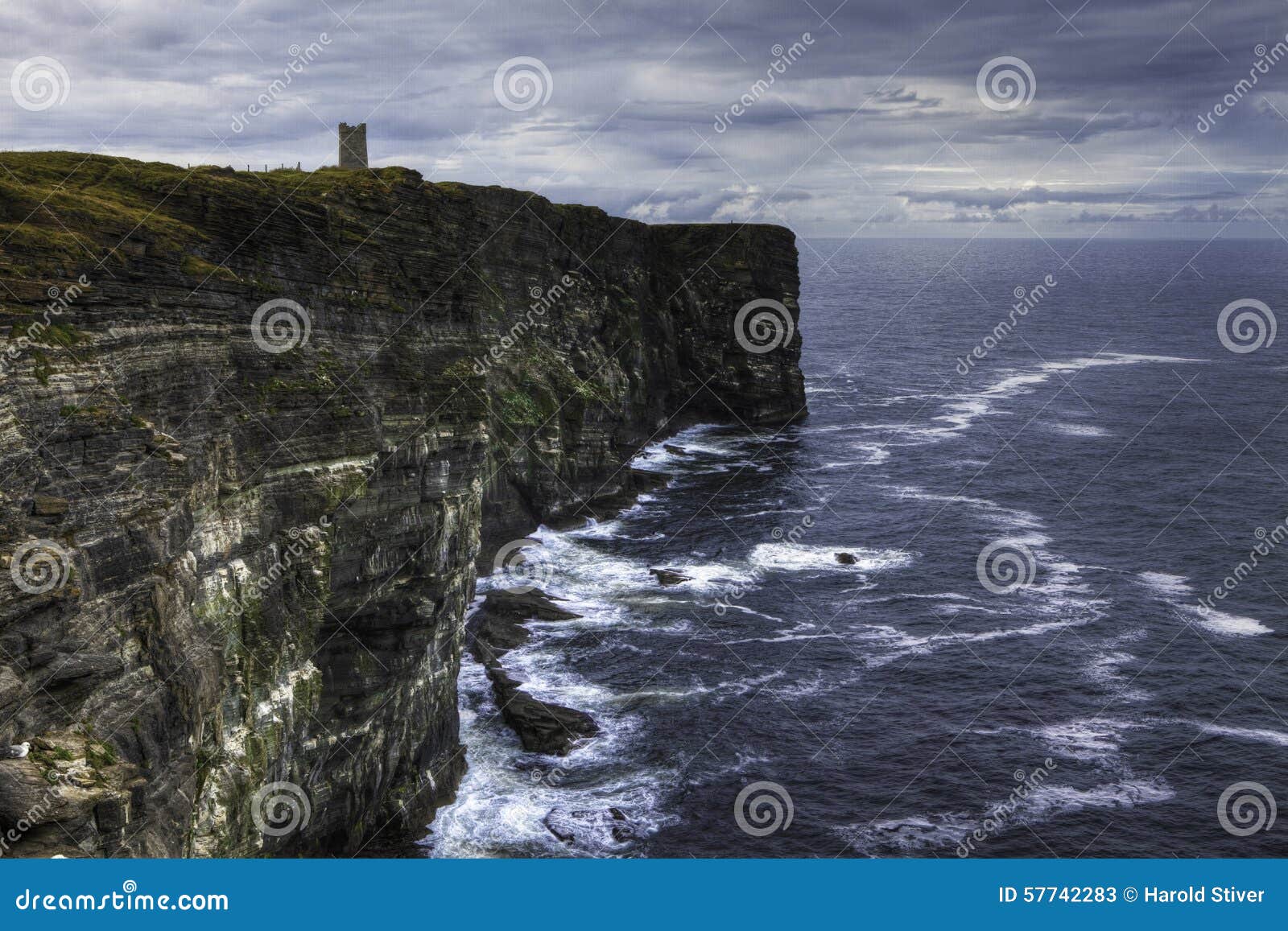 Marwick Head in Orkney, Scotland Stock Image - Image of time, green ...