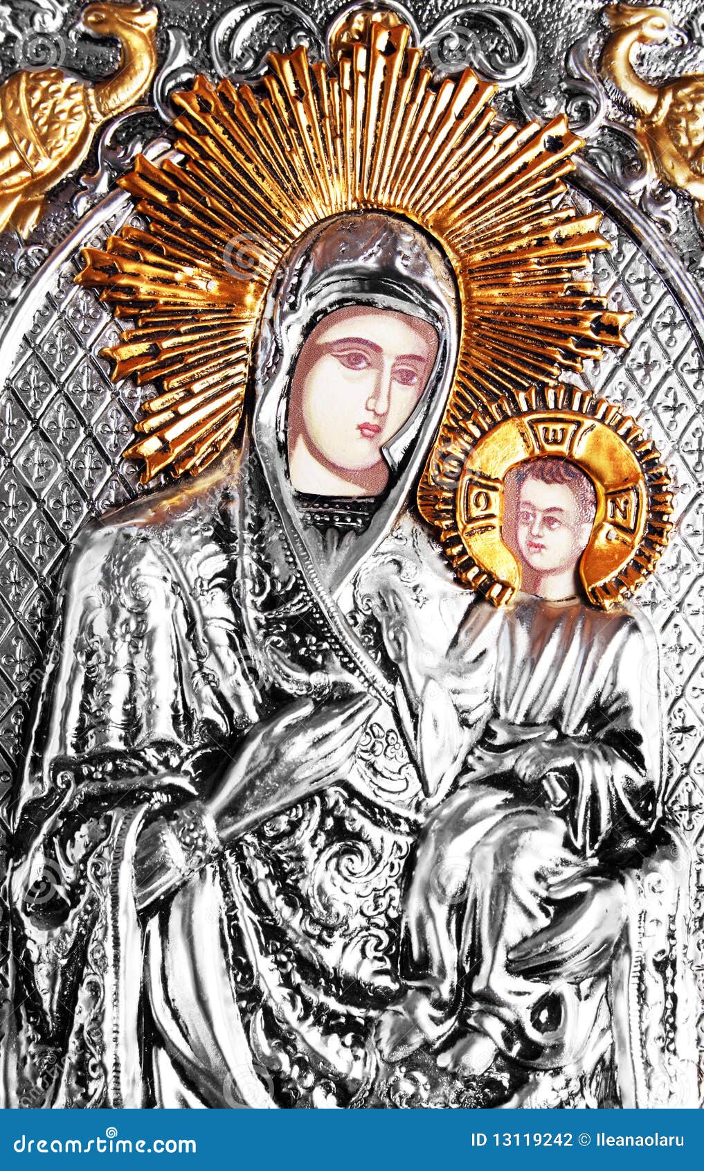 Mary with child stock photo. Image of christianity, ancient - 13119242