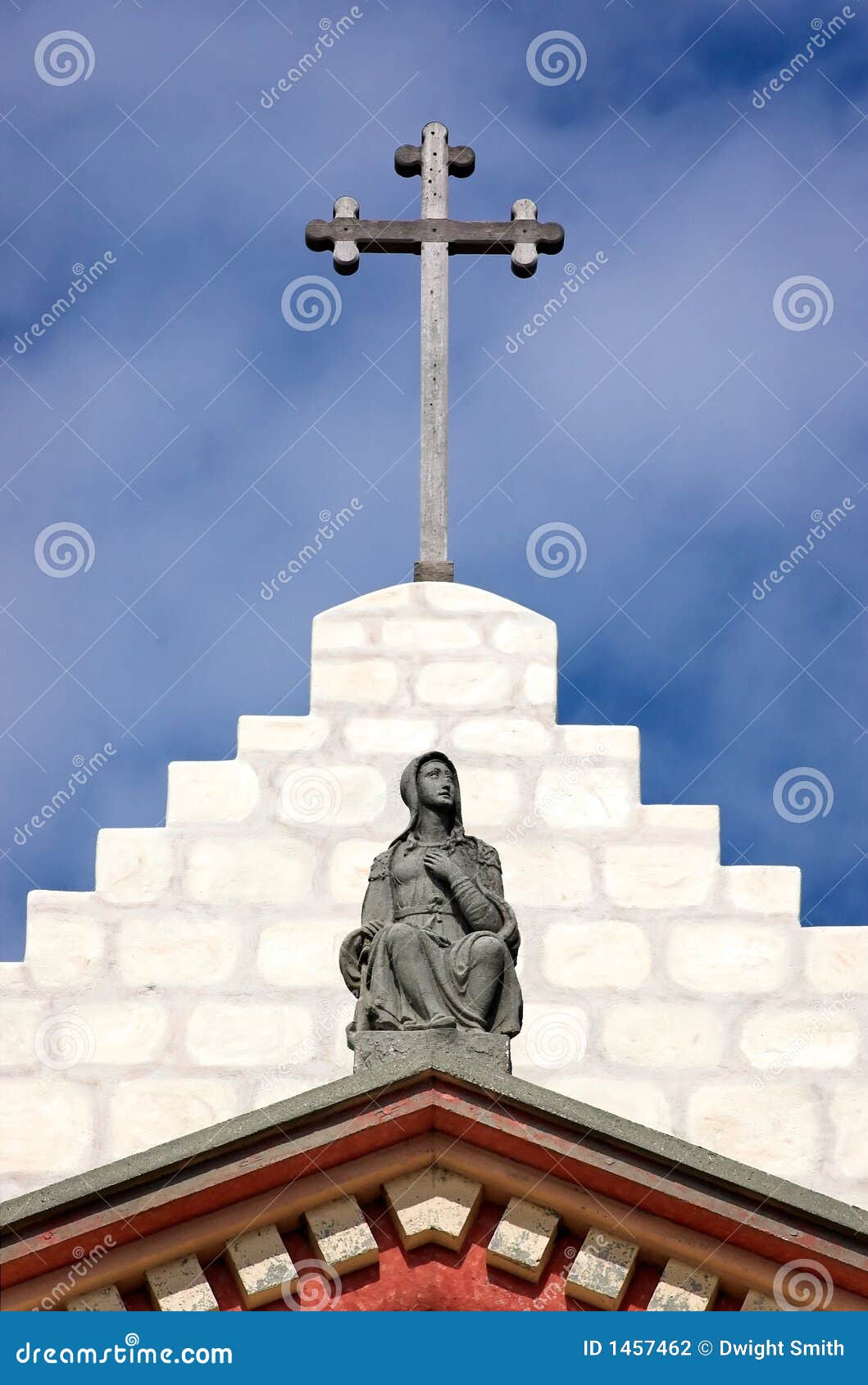 Mary and the Cross stock photo. Image of mission, easter - 1457462