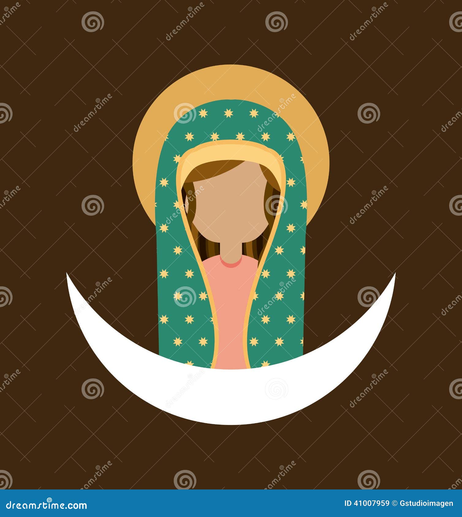 Mary design stock vector. Illustration of woman, spirituality - 41007959
