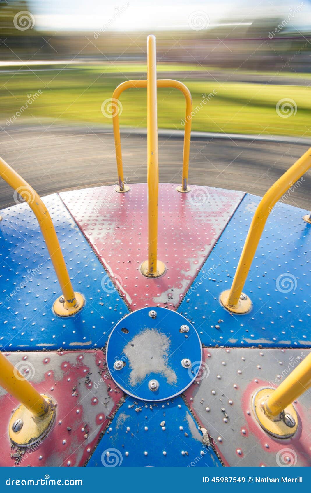 Mary-go-round stock image. Image of motion, playground - 45987549