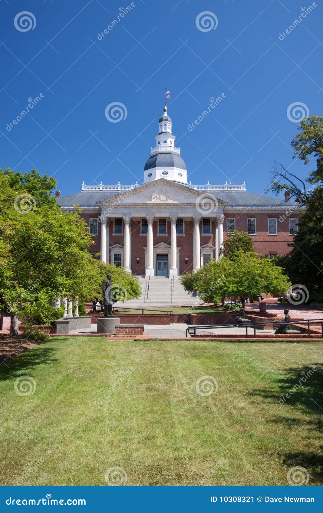 Maryland Capitol stock image. Image of annapolis, landmark - 10308321