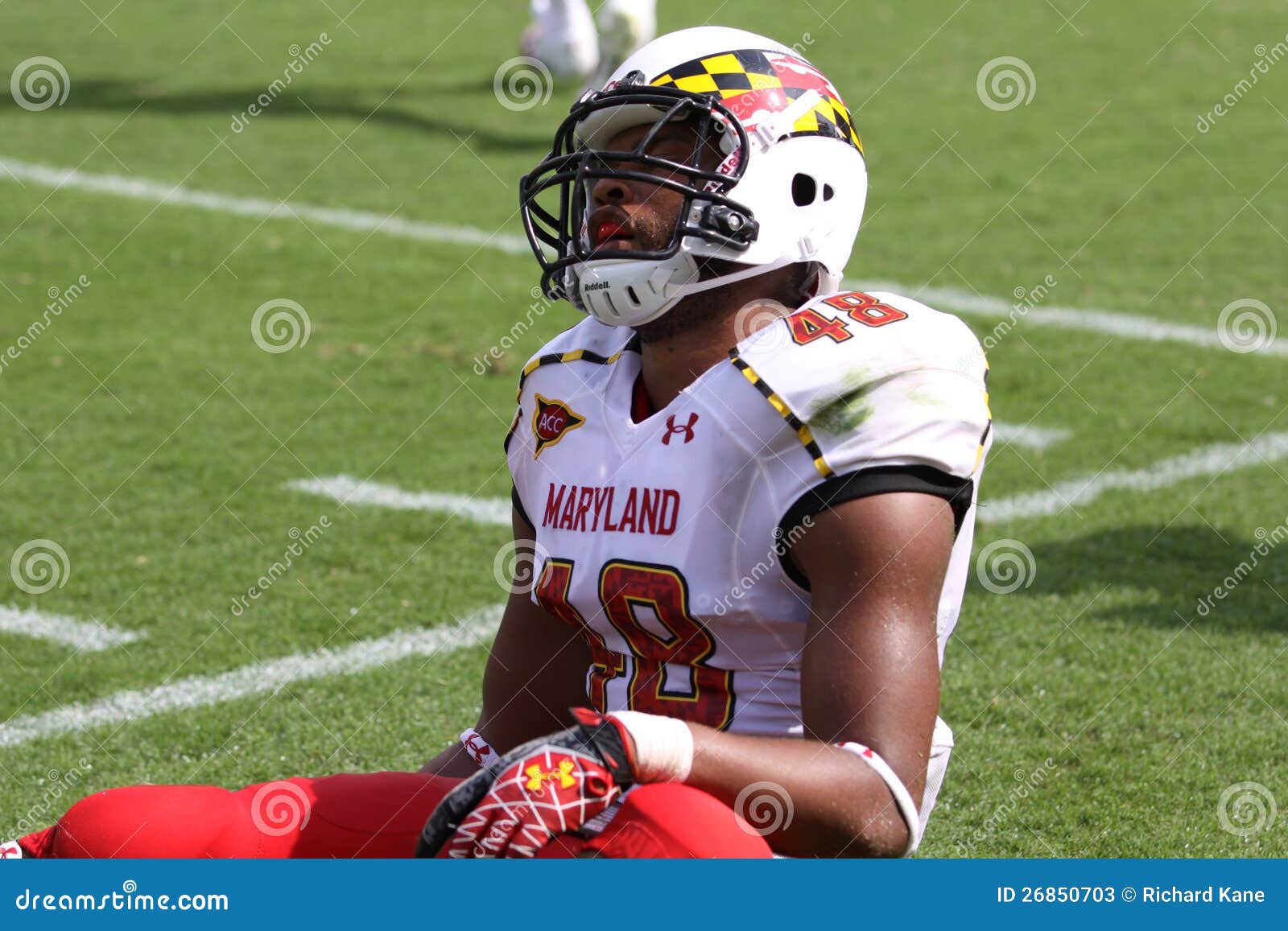 Maryland Defensive Back Eric Franklin Editorial Stock Photo - Image of ...