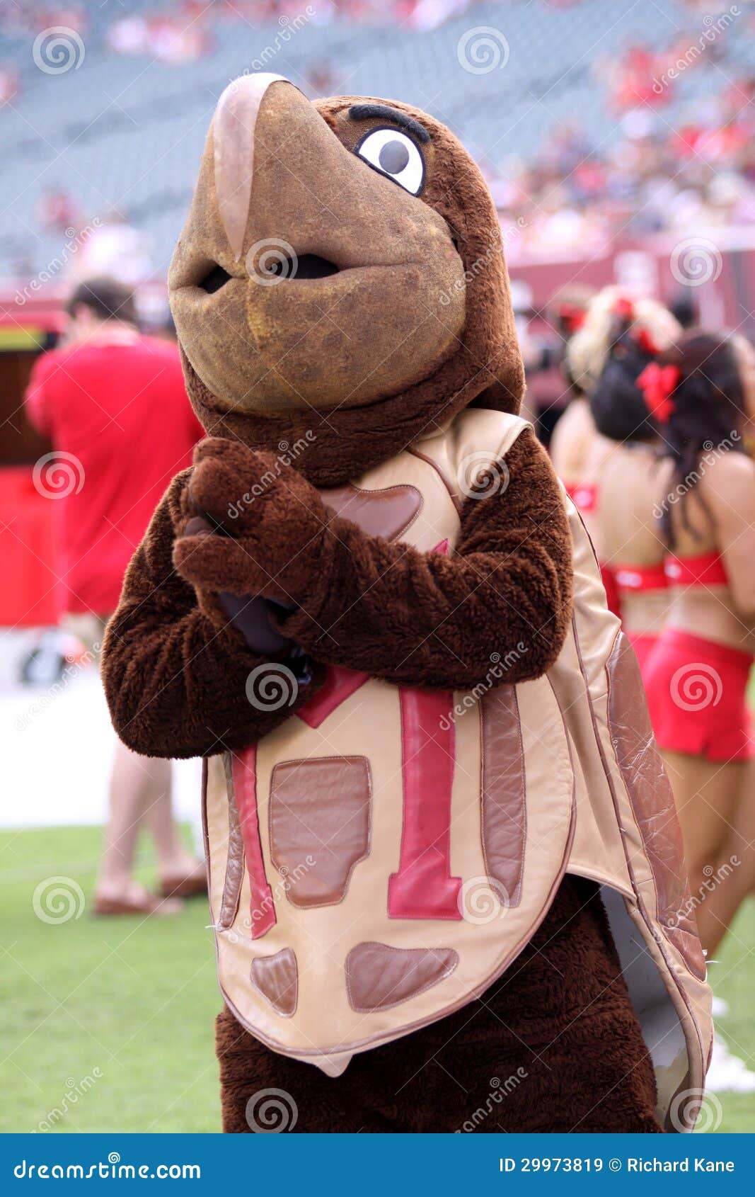 Maryland S Mascot Watches the Game Against Temple Editorial Stock Image ...