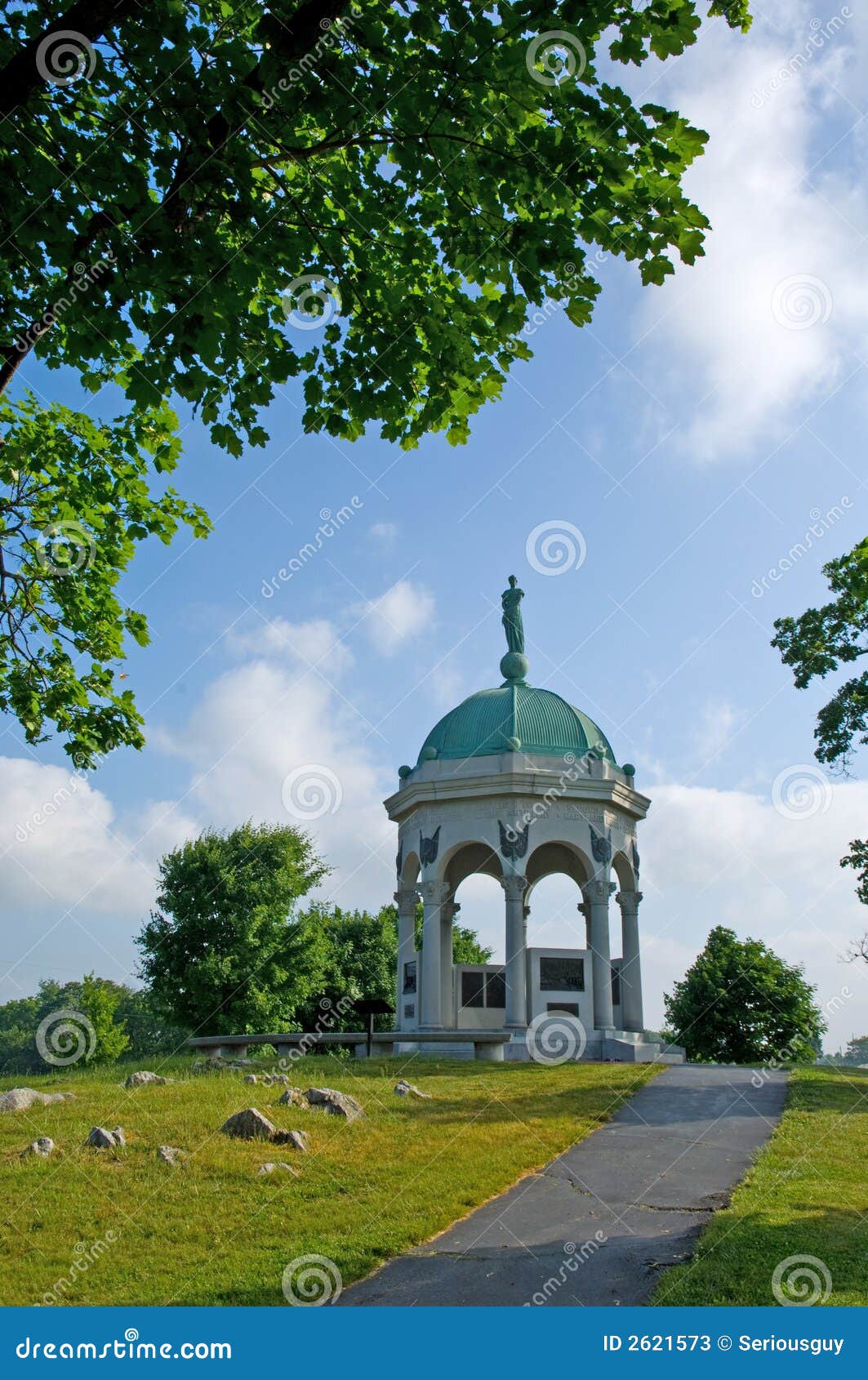 Maryland State Civil War Monum Stock Image - Image of park, battlefield ...