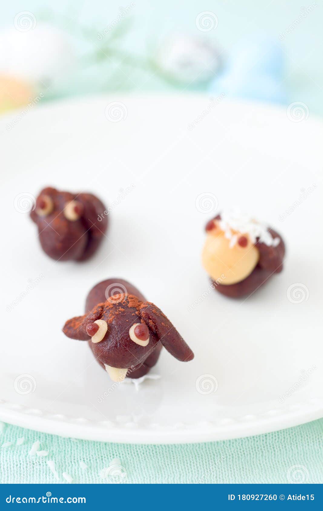 Marzipan lambs stock photo. Image of recipe, brown, sheep - 180927260