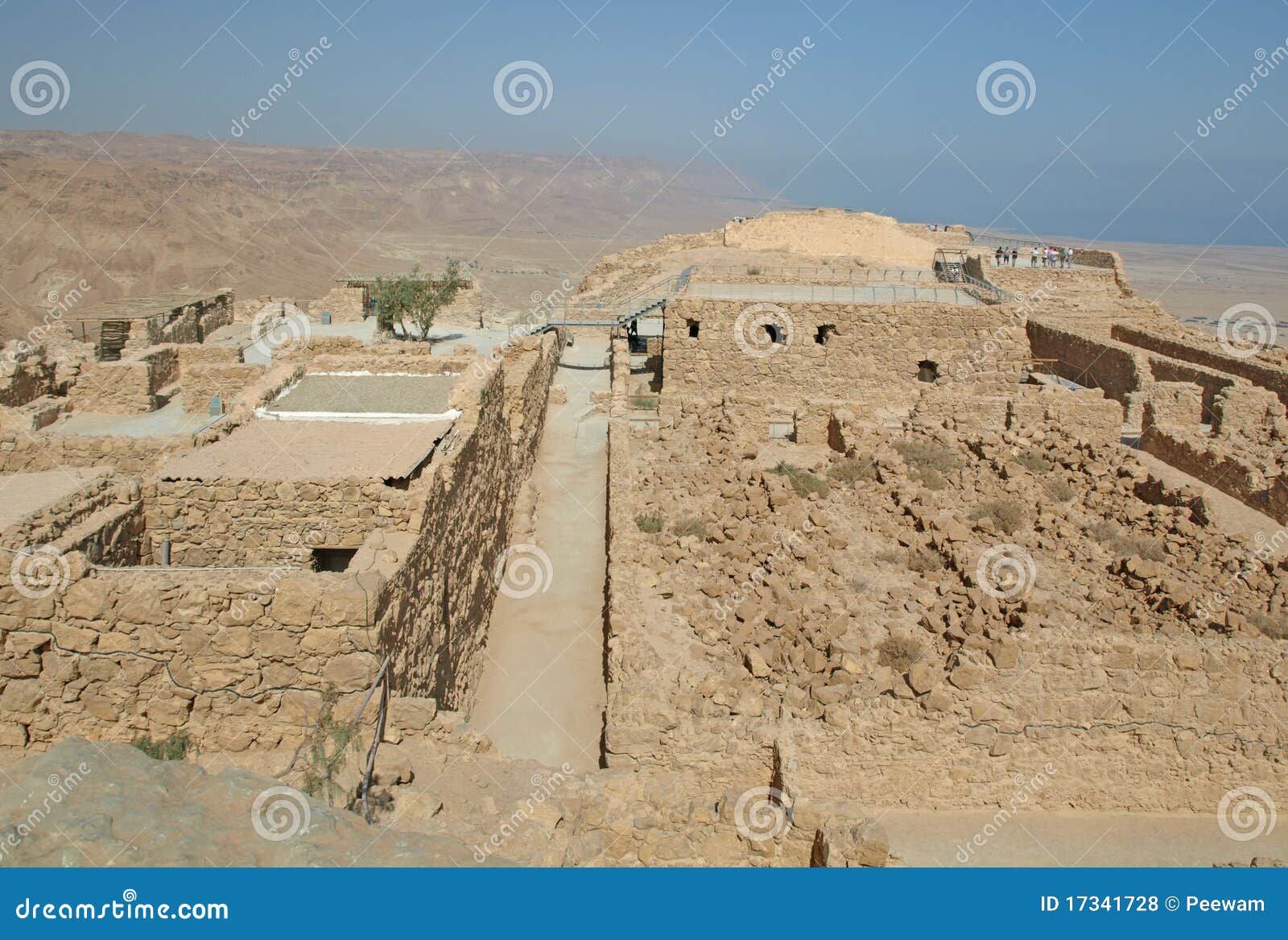 Roman Siege Ramp From Masada Fortress Stock Photo | CartoonDealer.com ...