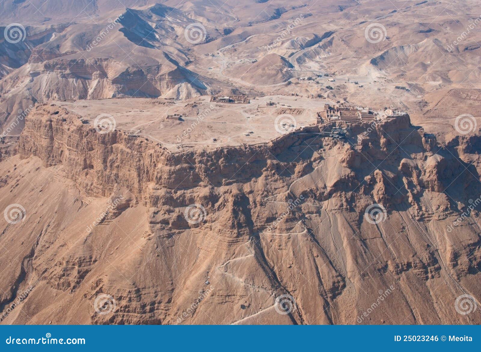Masada fortress stock photo. Image of high, masada, archaeology - 25023246