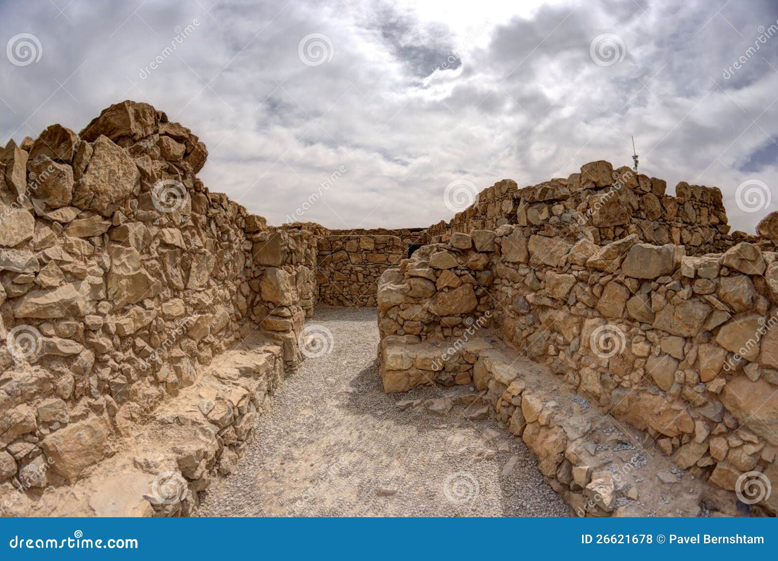 Masada Fortress and King Herod Stock Photo - Image of tourism, travel ...