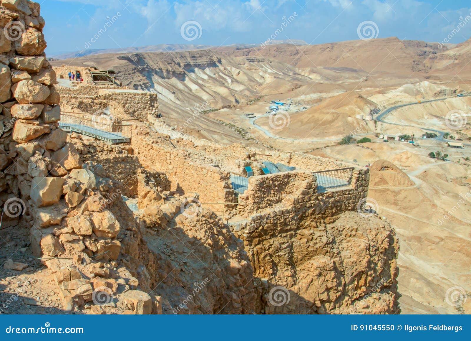 Masada stock photo. Image of mount, archeology, fortification - 91045550
