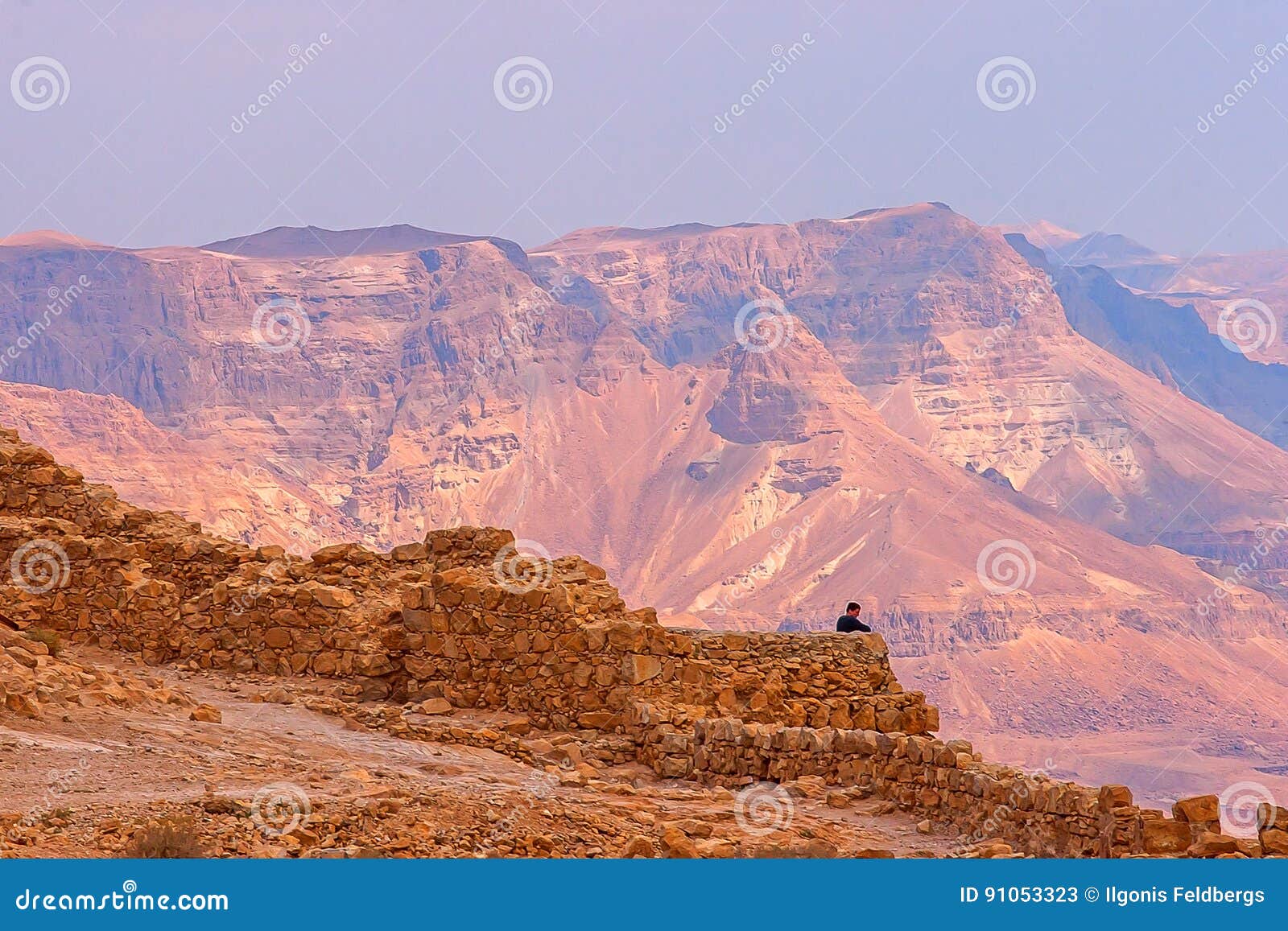Masada stock image. Image of landscape, death, mount - 91053323