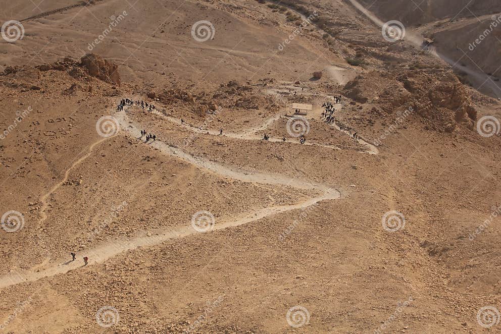 Masada snake path stock photo. Image of holy, masada - 17939864