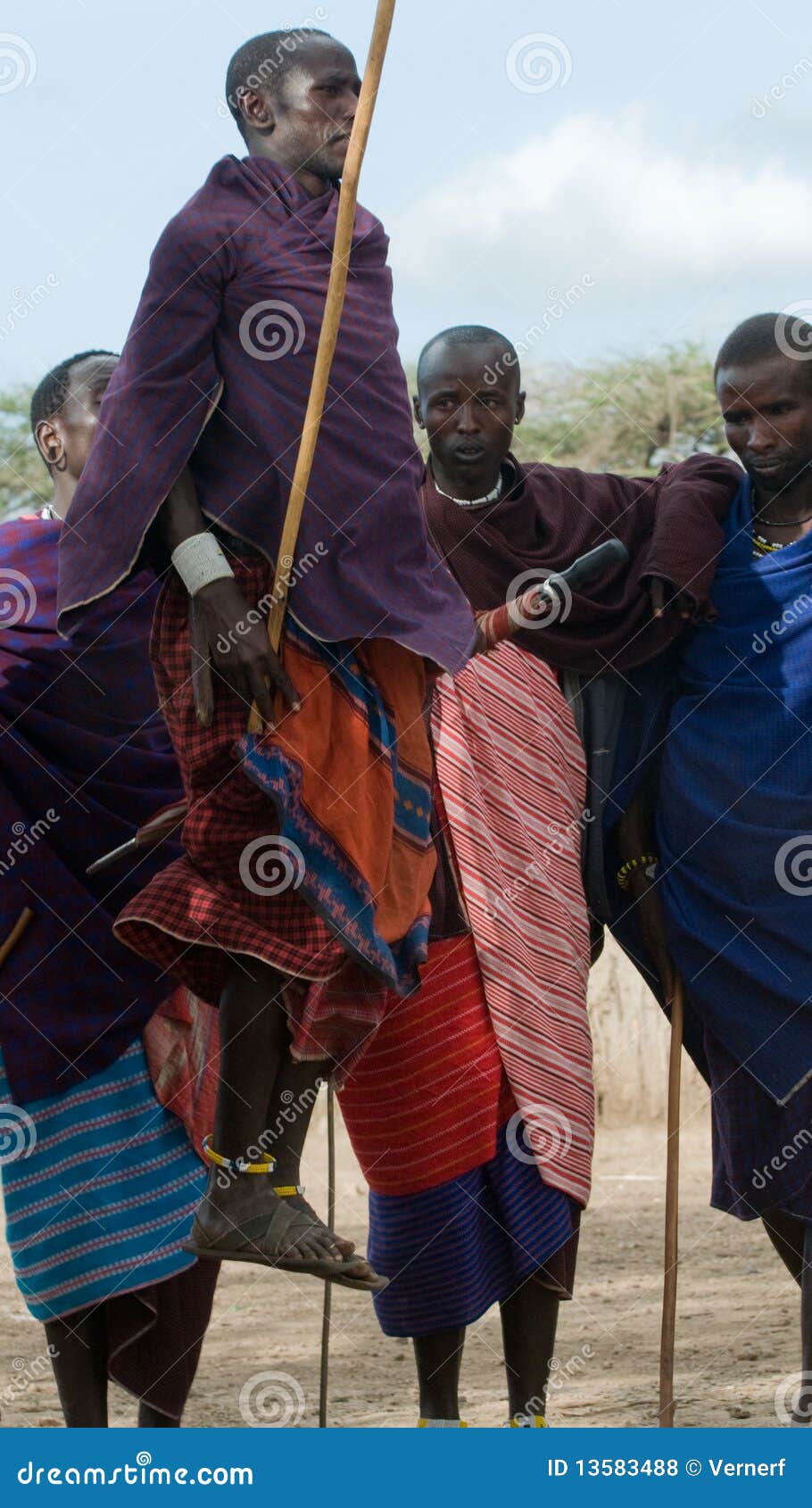 Masai editorial stock photo. Image of jumping, smiling - 13583488