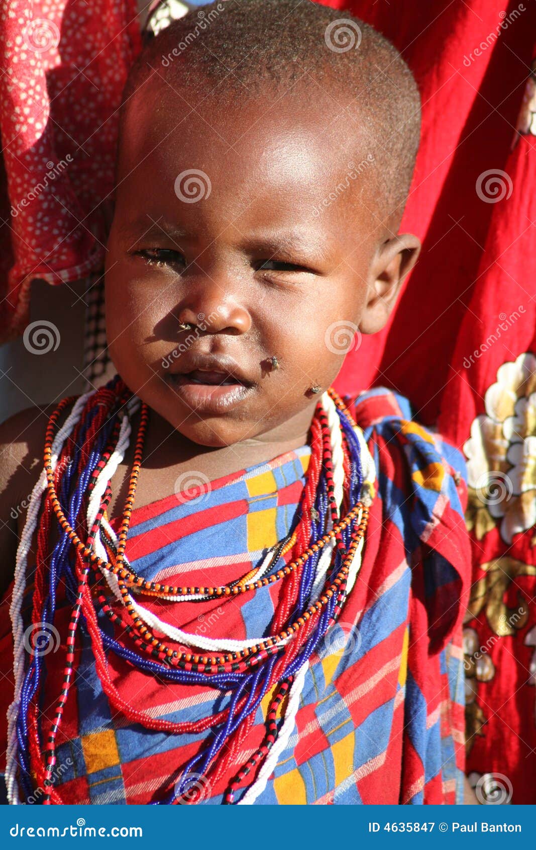 Masai Child (Kenya) editorial photography. Image of tribe - 4635847